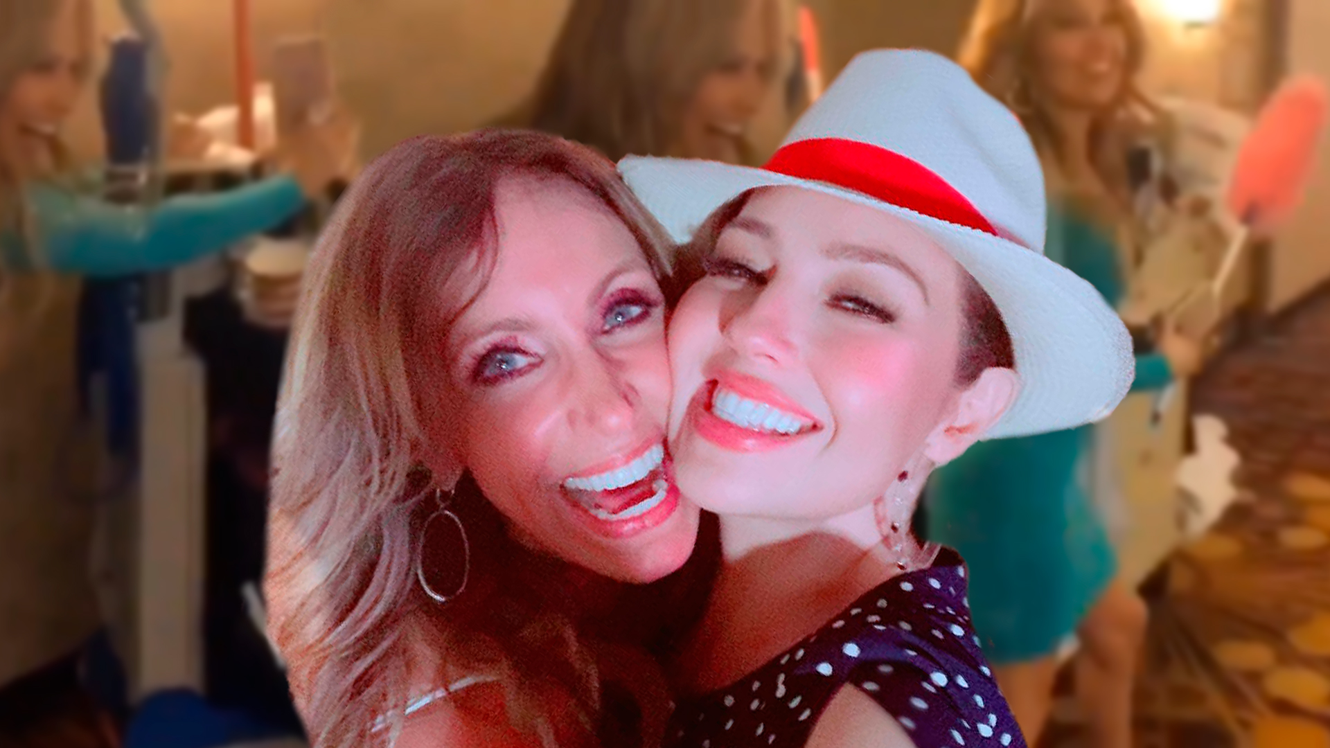 El video donde Thalía se hace pasar por mucama de hotel mientras Lili Estefan la graba muerta de ...