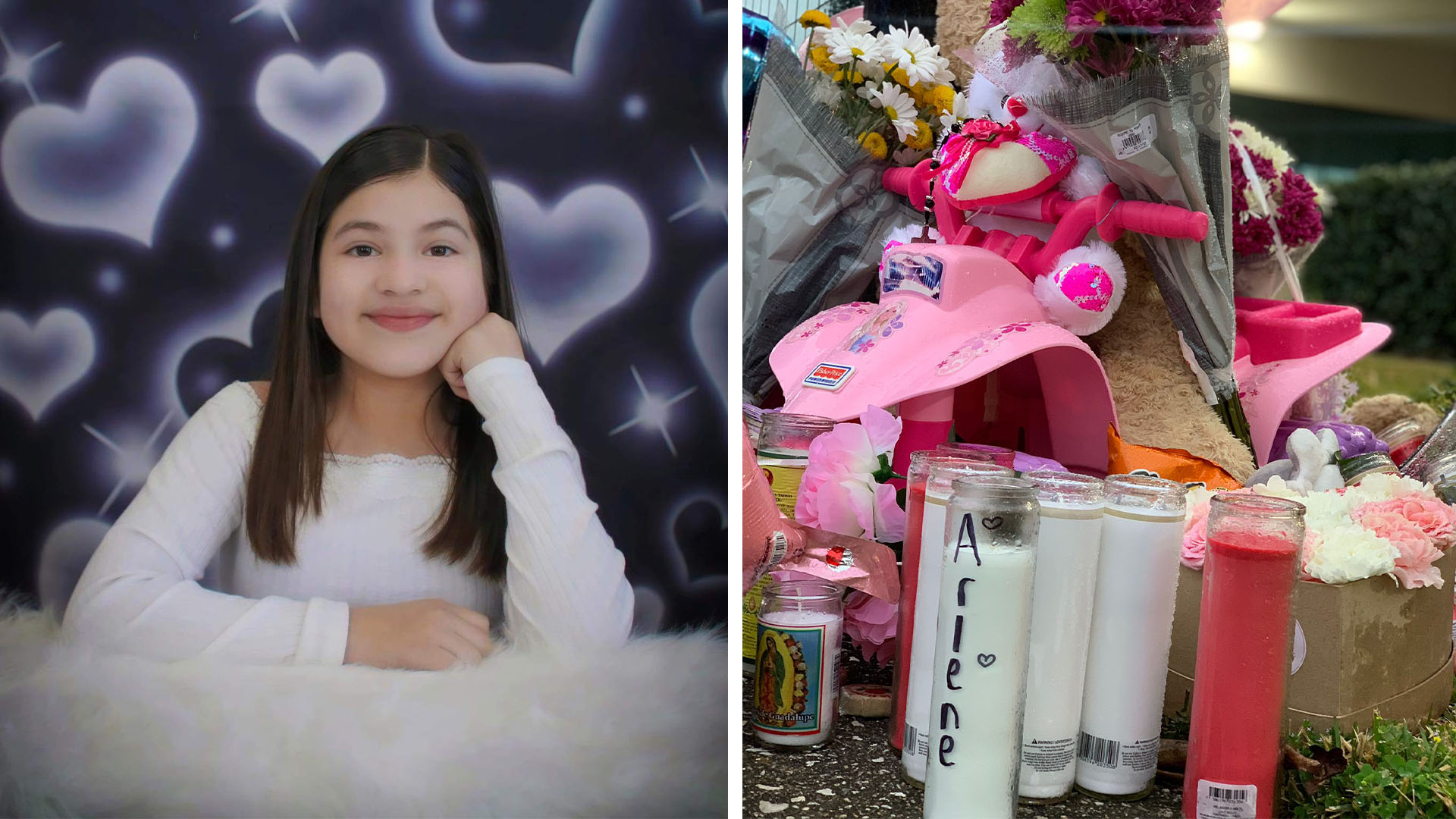 Realizan vigilia para recordar a Arlene Álvarez, niña baleada en ...