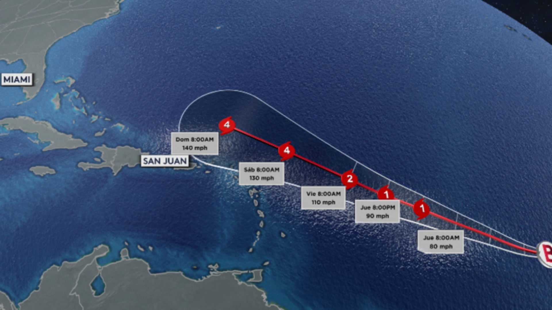 Se forma la depresión tropical #13 de la temporada y se fortalecerá a ...