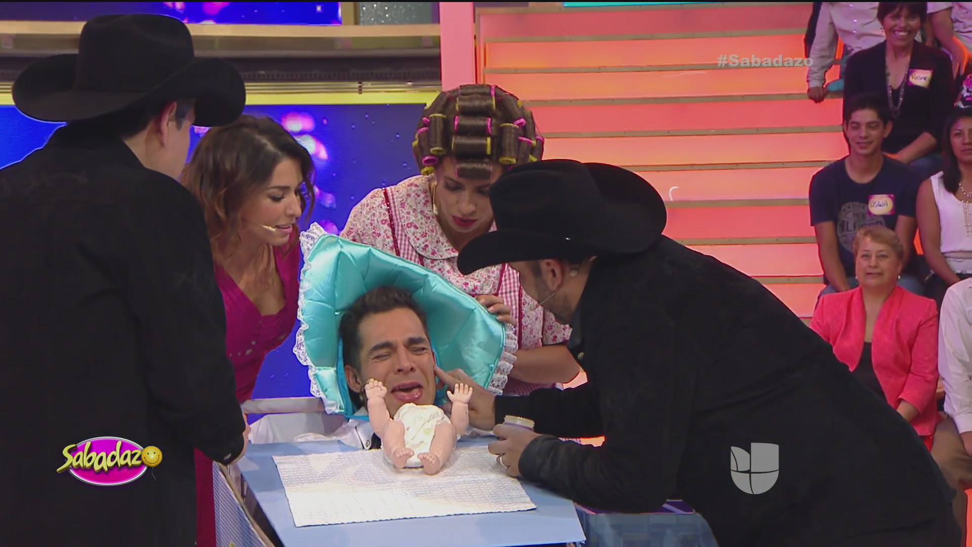 ‘La Wicha’ le enseñó a Pedro Zapata a cambiar pañales | Shows Sabadazo ...