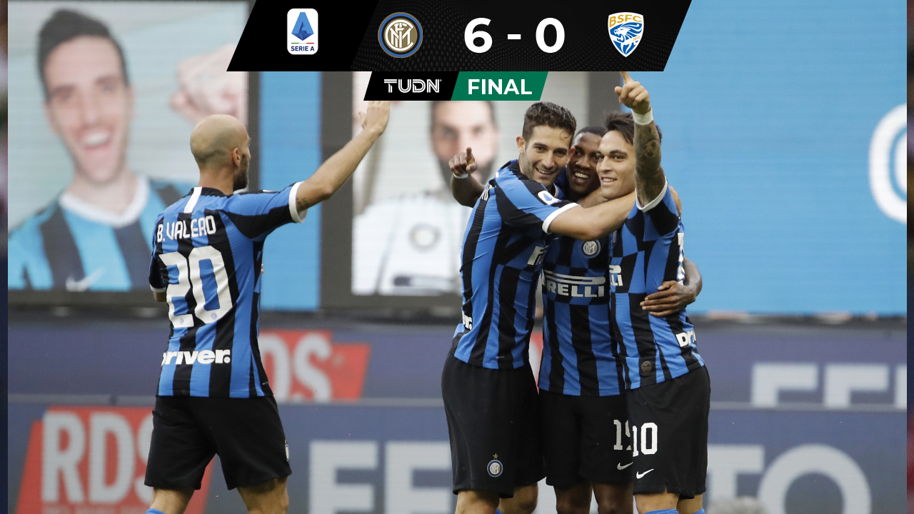 El Inter humilla al Brescia y sueña con liderato de la Serie A ...