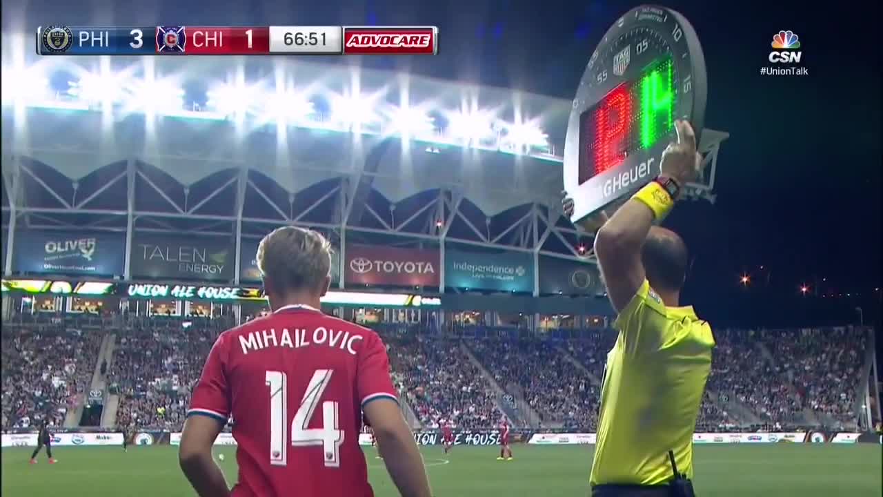 Argentino Luis Solignac descuenta para Chicago Fire en Phiadelphia ...