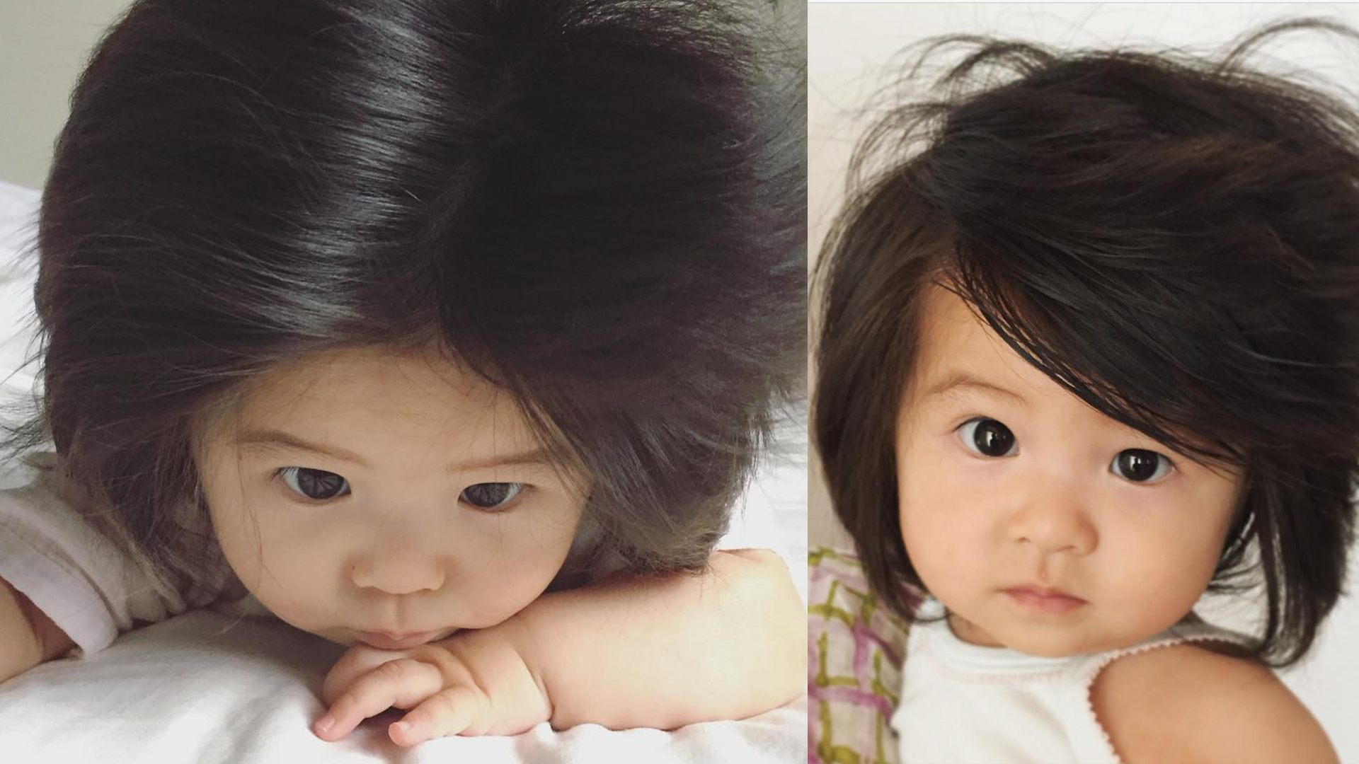 Una bebé nació con tanto cabello que su melena se veía hasta en el ...