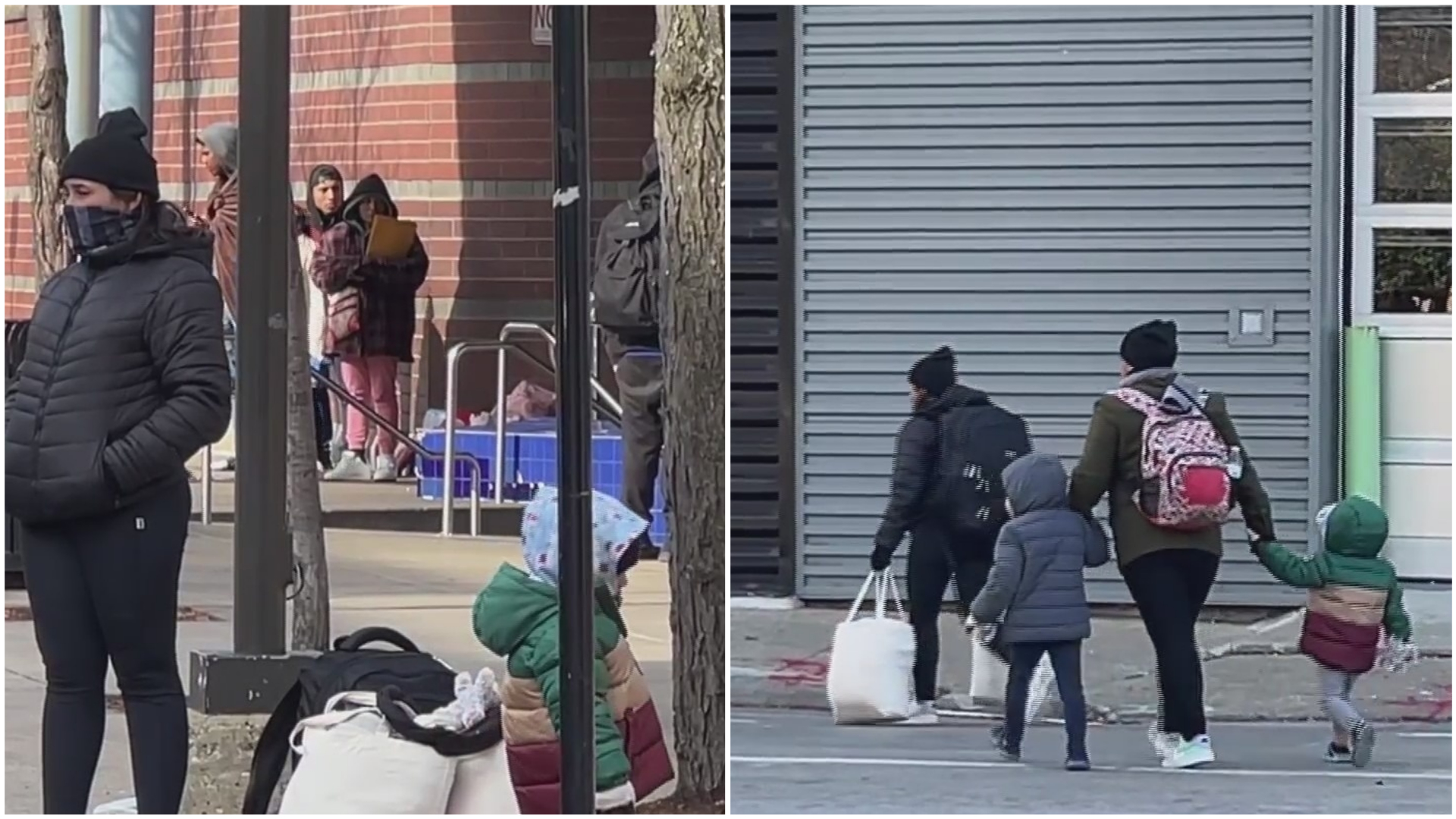 Migrantes empiezan a irse de Chicago por el frío y los albergues ...