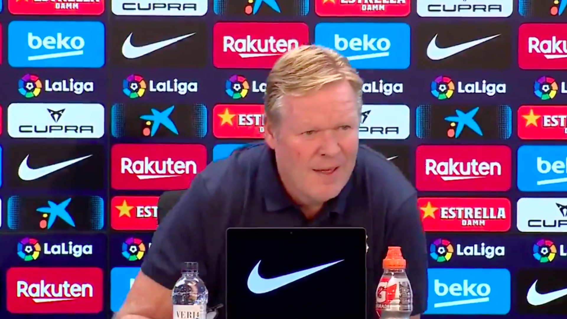 Koeman sobre agresiones: "Es un problema social, no hay solución ...