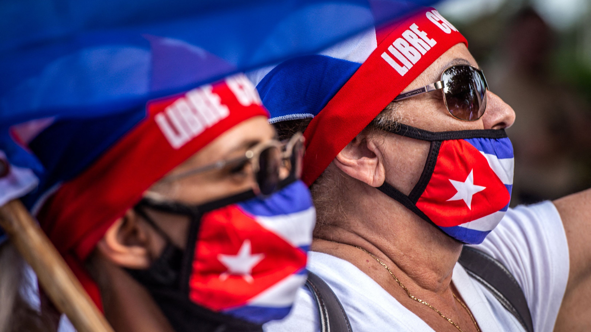 Miembros del exilio cubano monitorean de cerca la situación en la isla ...