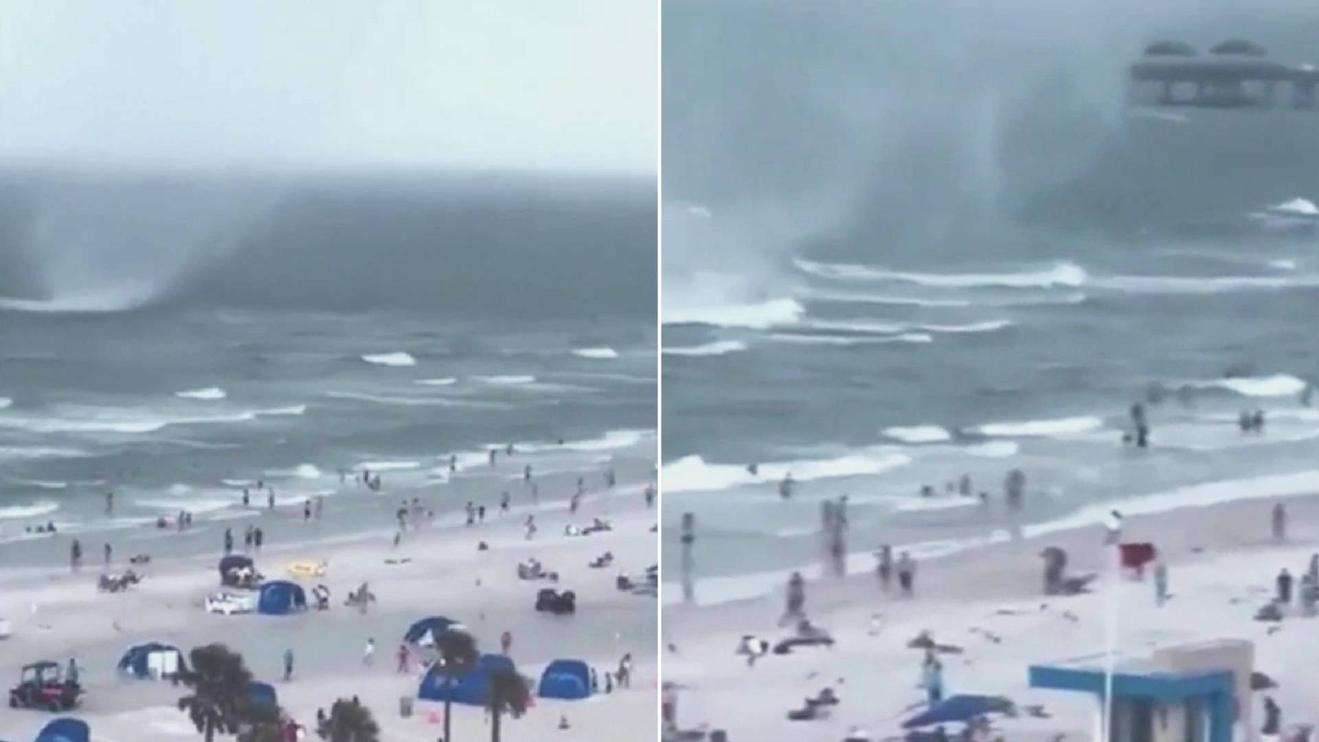 Esto debes hacer cuando se registre una tromba marina en la playa ...