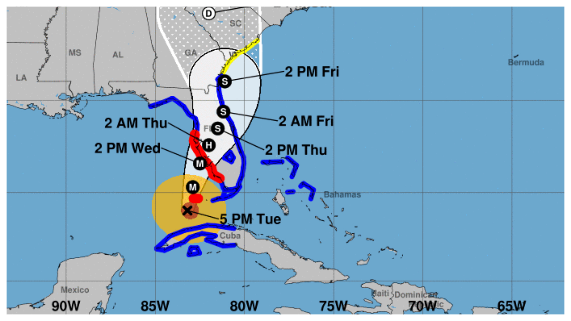 Huracán Ian: Miami-Dade y Broward bajo aviso de tormenta tropical ...