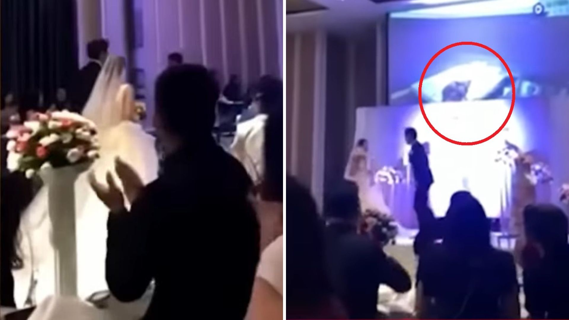 Novio exhibe infidelidad de su novia en el altar, en plena boda, video se hace viral | Shows ...