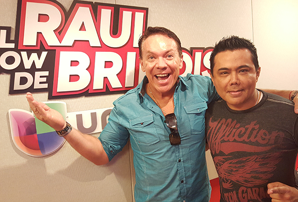 Marcos Valdes en cabina de El Show de Raul Brindis | Fotos | El Show de ...