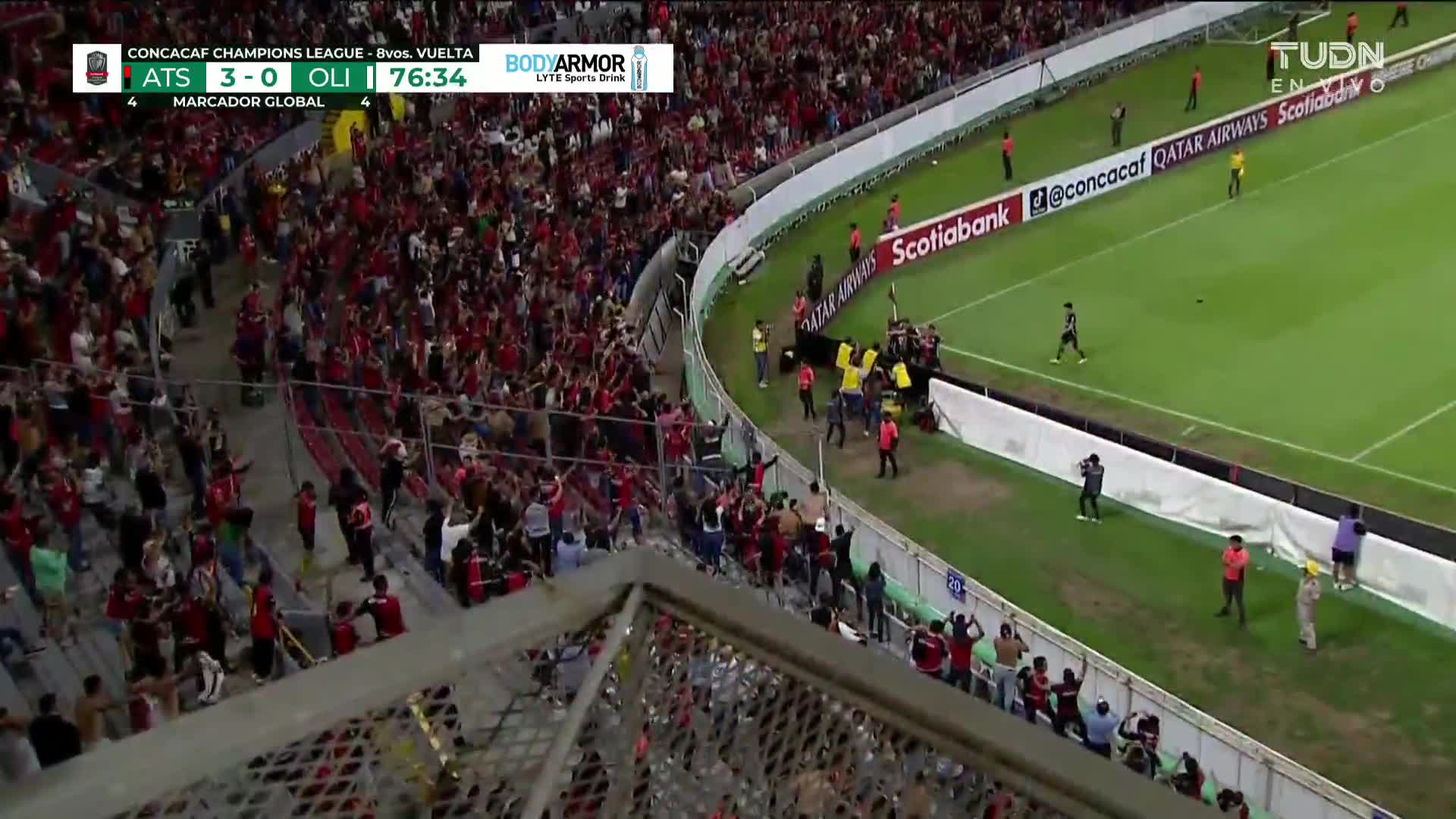 ¡GOL! anota para Atlas. Aldo Rocha | Deportes Concacaf league | TUDN ...