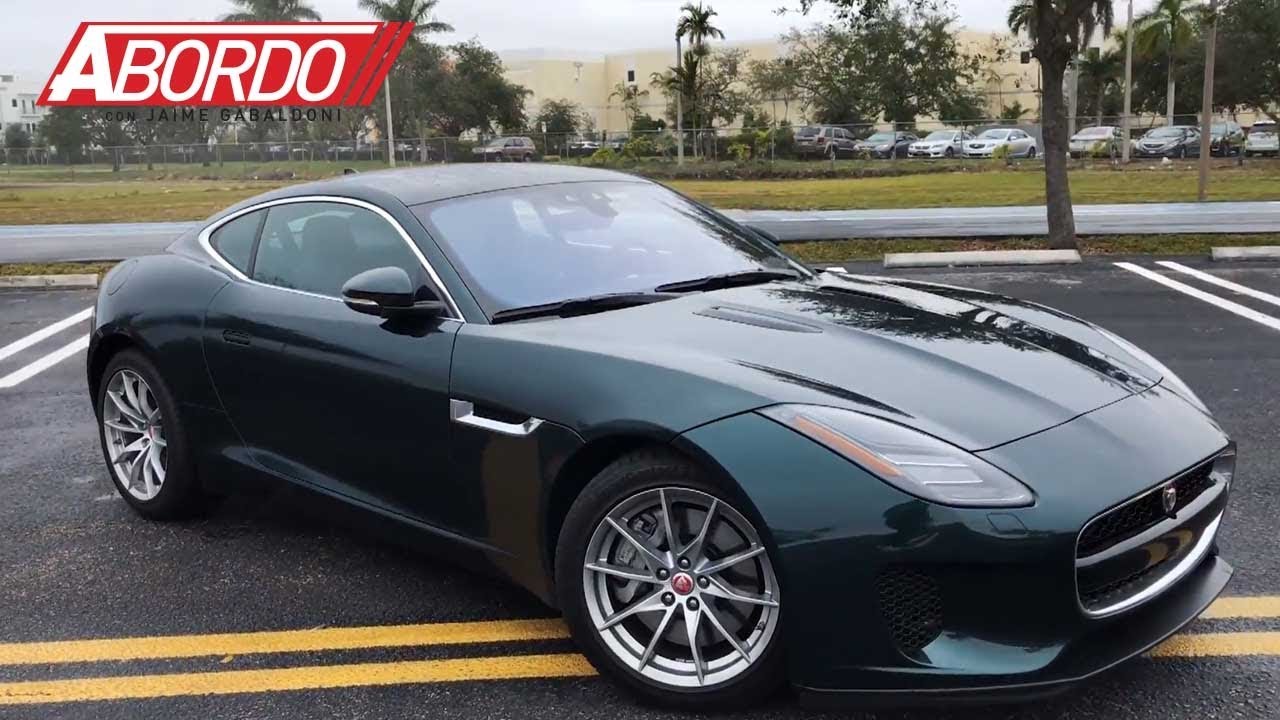 Primer Vistazo A Bordo del Jaguar F-Type 2.0T 2018 | A Bordo | Univision