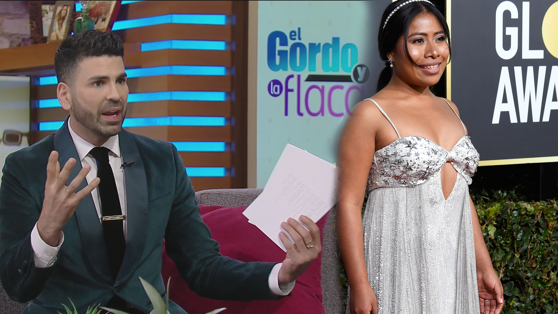 Jomari Goyso defiende el vestido de Yalitza Aparicio en los Globos de Oro: “se veía bien en su ...