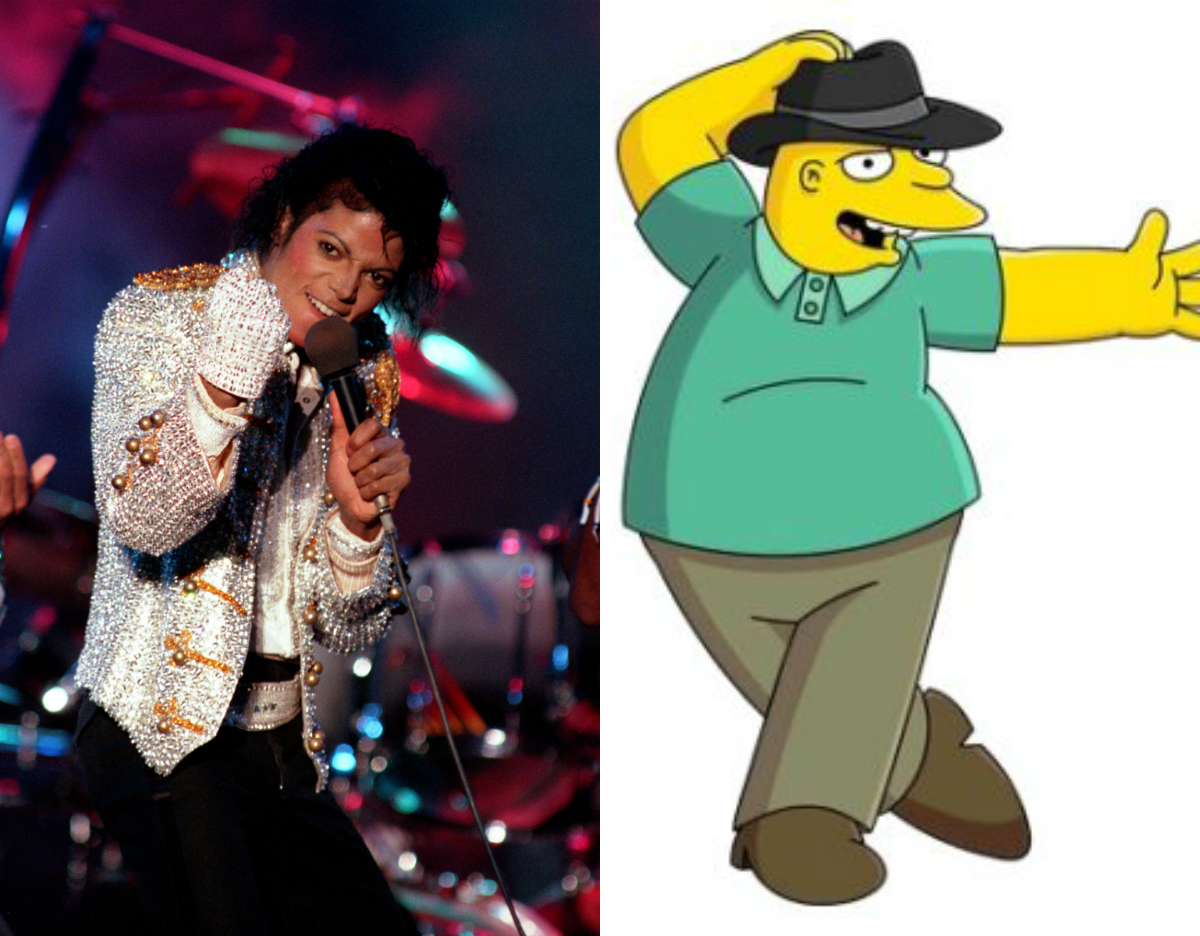 Michael Jackson fue ‘Simpson’ por un día | Las Estrellas Home Cine y ...