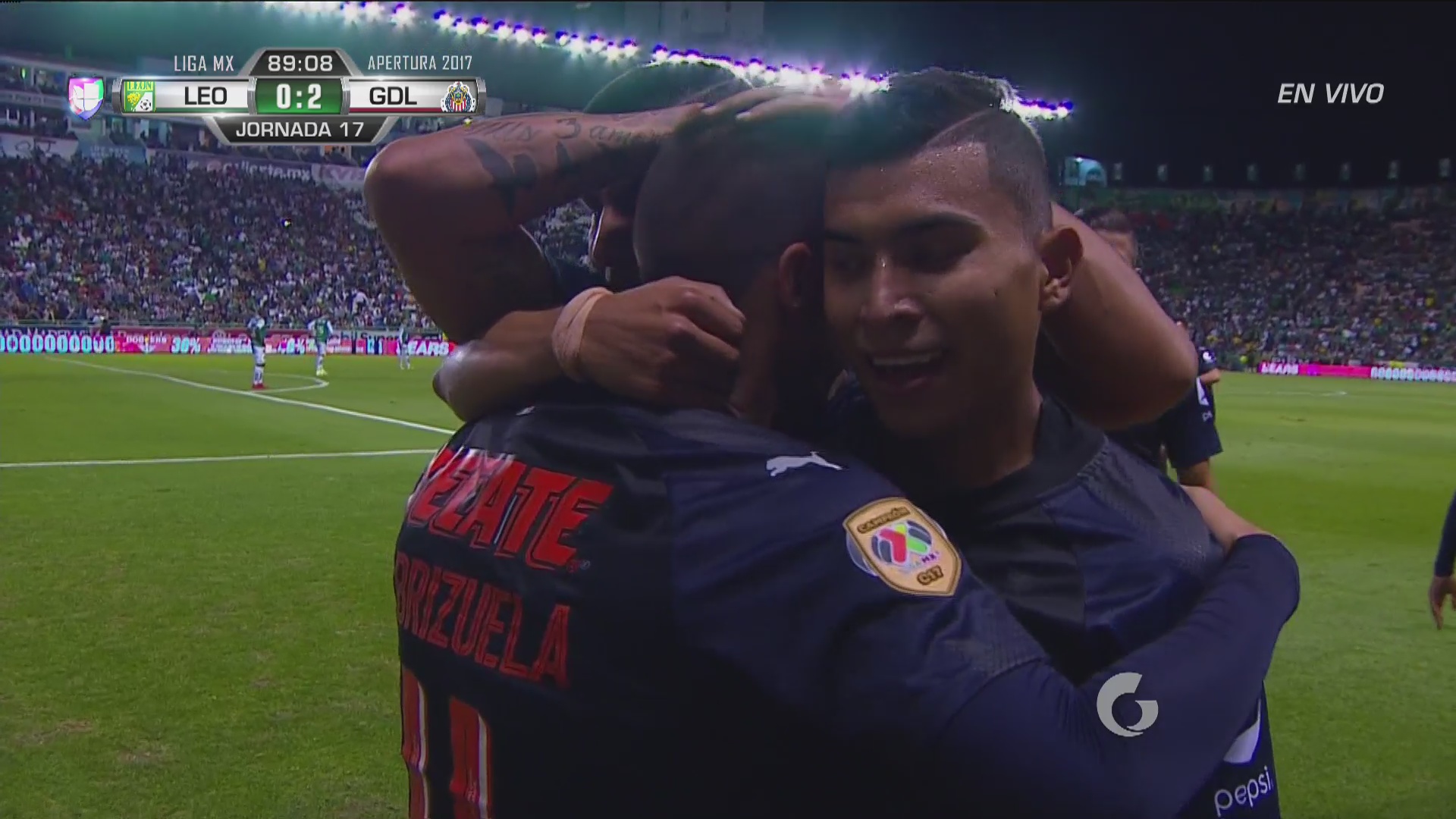 ‘Cone’ Brizuela puso el 0-2 para Chivas | Deportes Liga MX | TUDN Univision