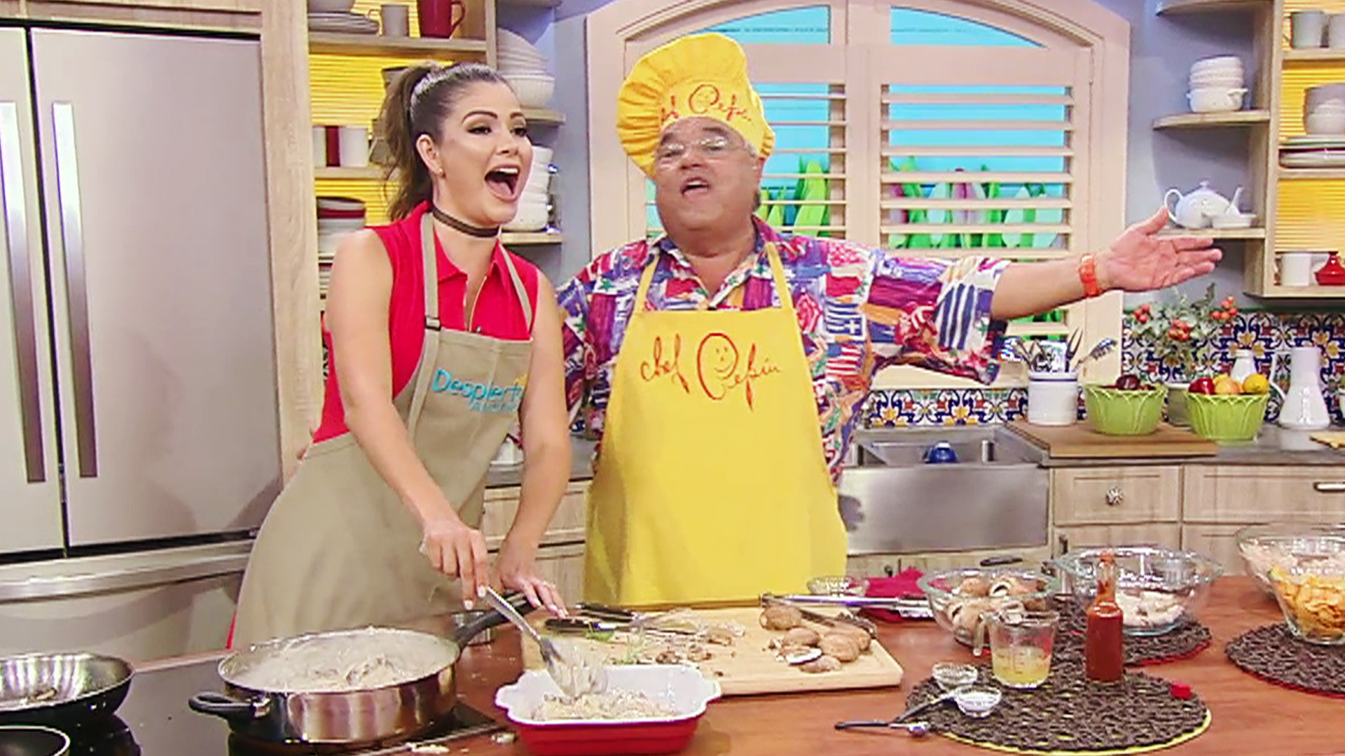 Ana Patricia sí sabe cocinar: Le preparó una Cacerola de Pollo al Chef ...