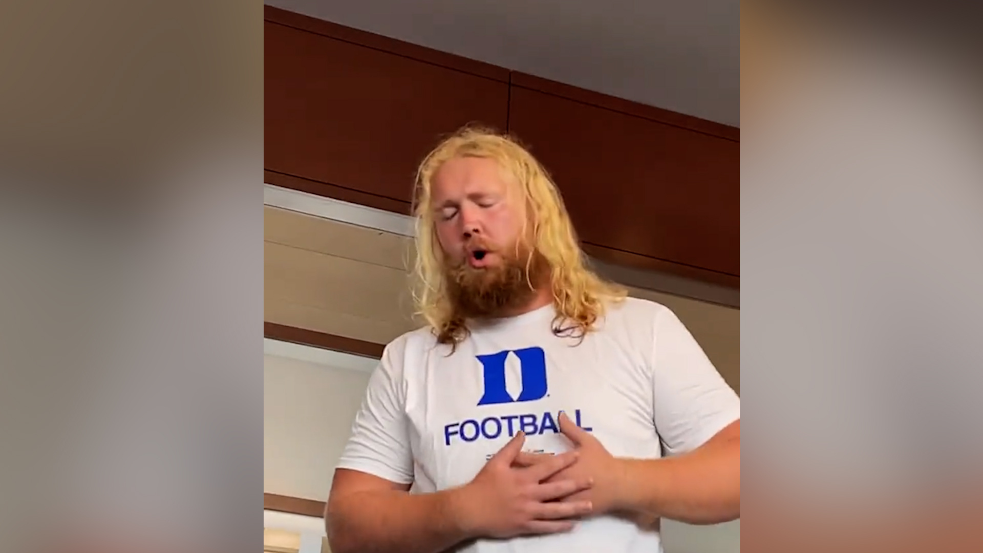 Chance Lytle: jugador de fútbol americano de Duke sorprende con su ...