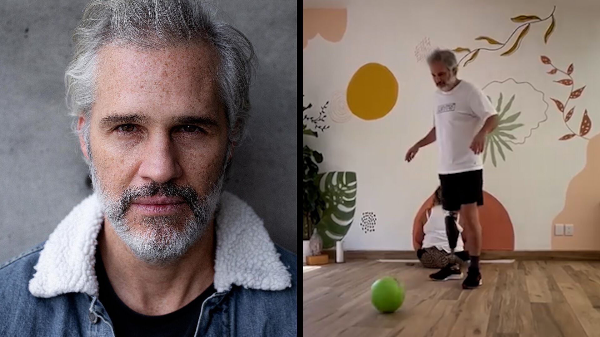 Juan Pablo Medina se relaja y disfruta echándose una “cascarita ...