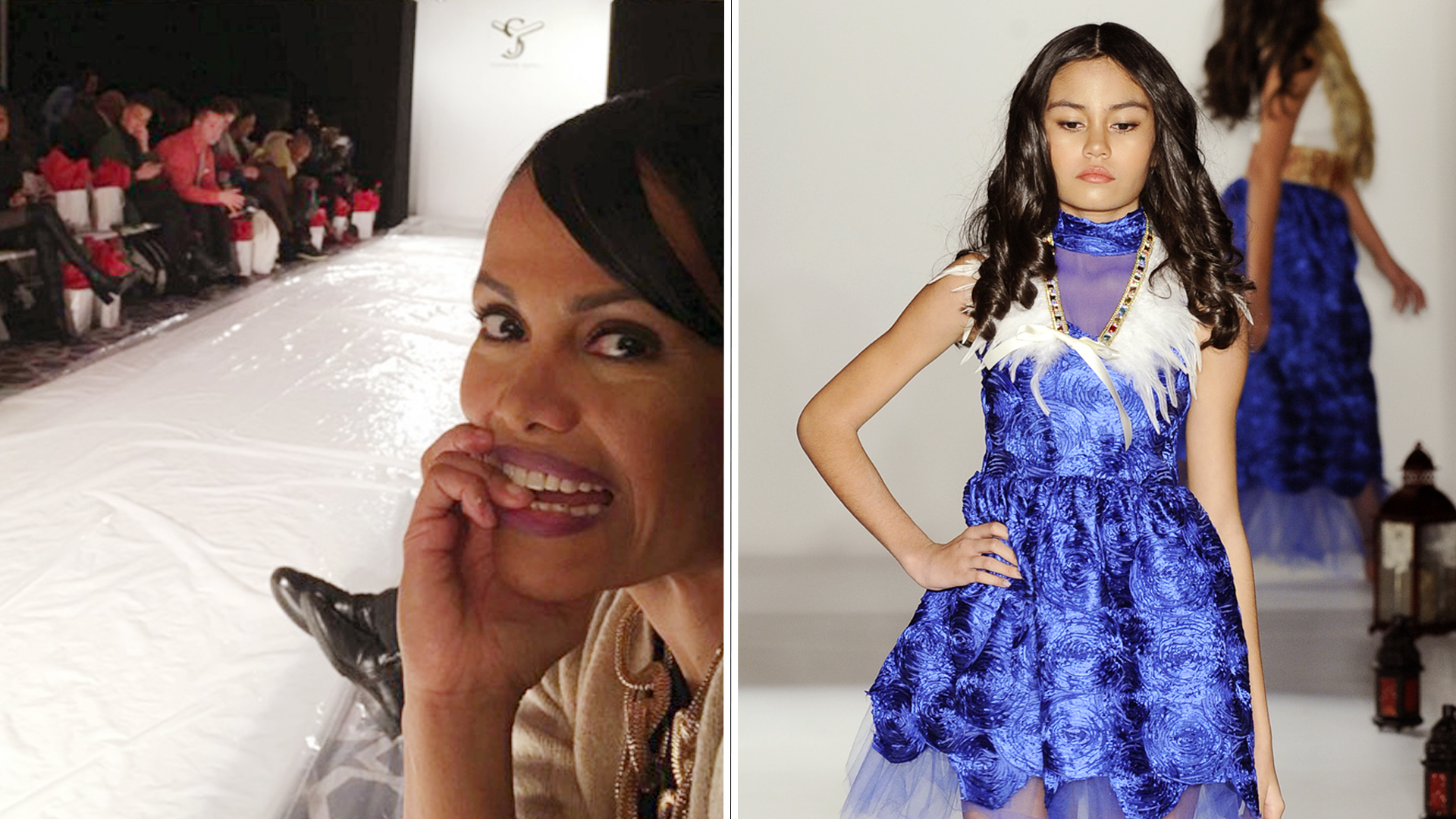 La hija de nuestra Birmania Ríos debutó como modelo en New York Fashion ...