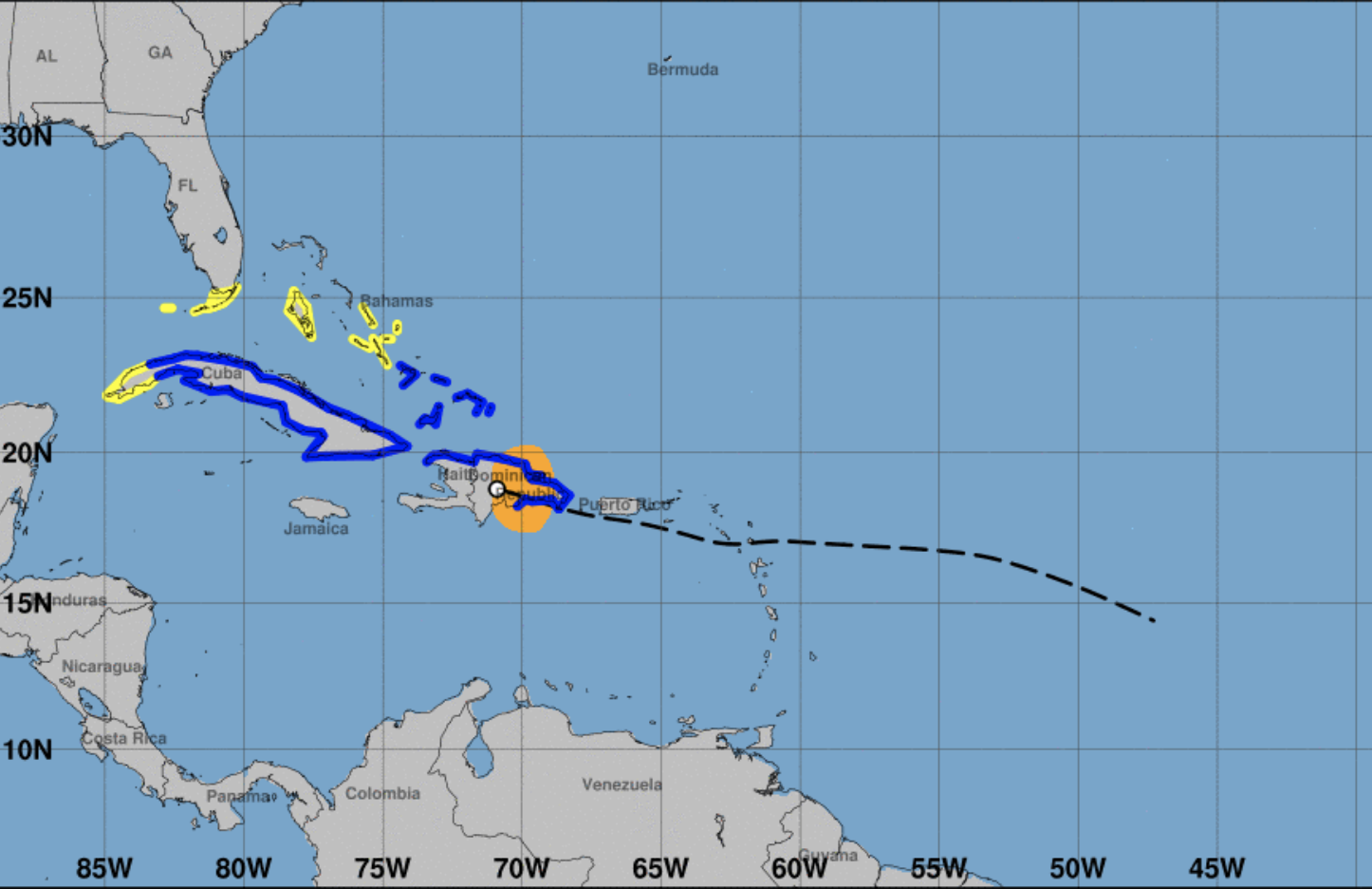 Descontinúan el aviso de tormenta tropical para Puerto Rico tras el ...