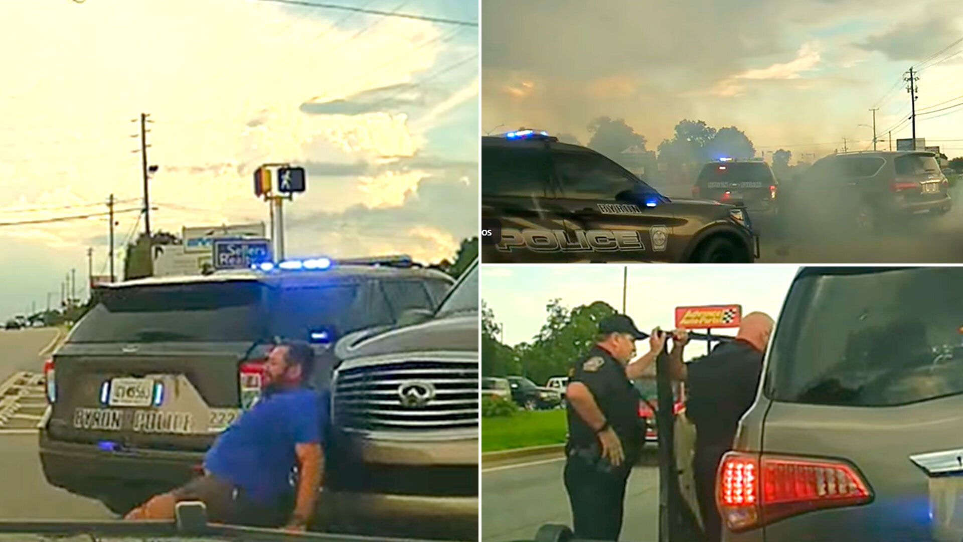 Sierra Hibbert choca a un peatón y a la policía en Atlanta con un bebé ...