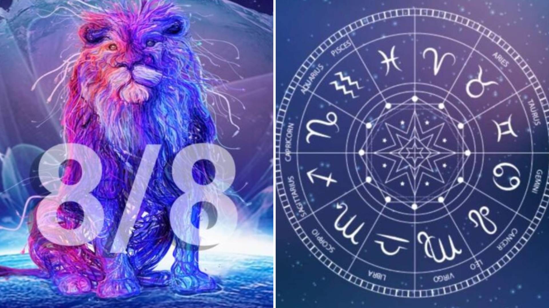 Leo El Simbolo Del Leon Signo Del Zodiaco Leo. El León Cabalga Sobre