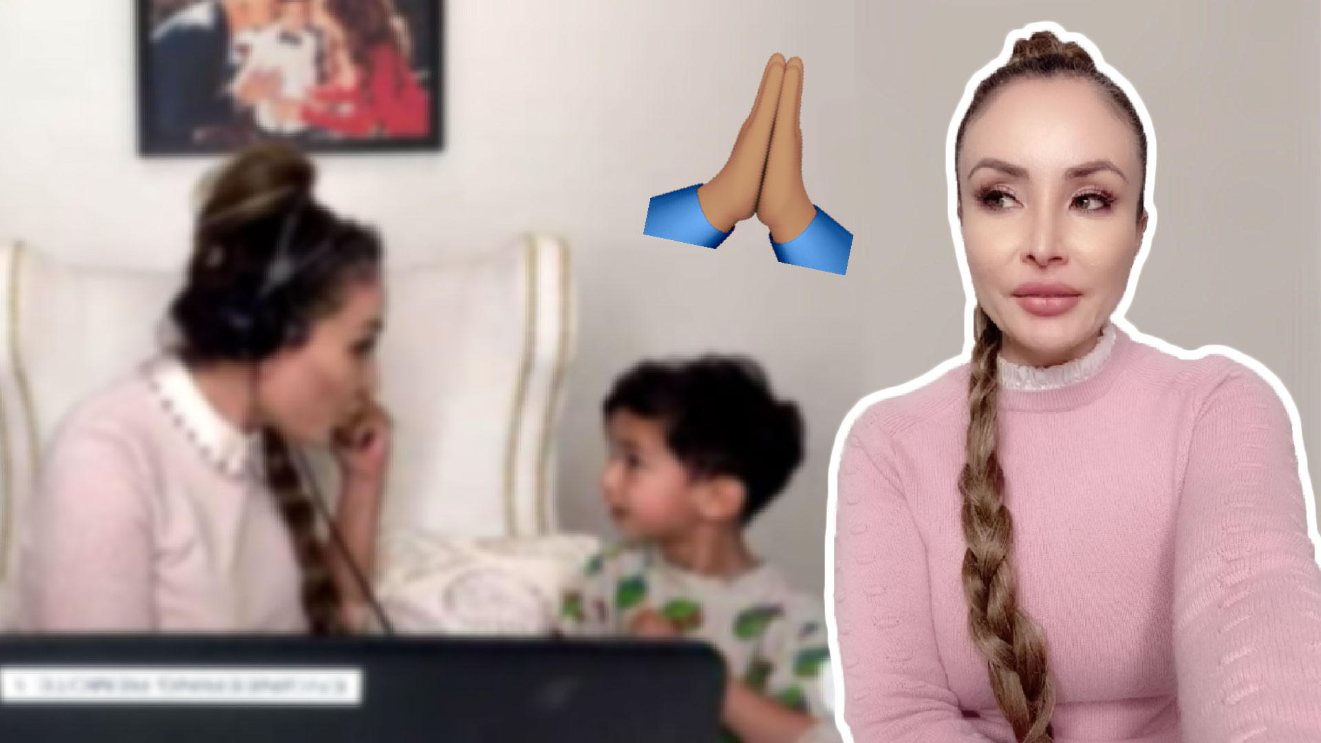 Trabajando desde casa: Baby Luca se acerca a La Bronca para que rece ...