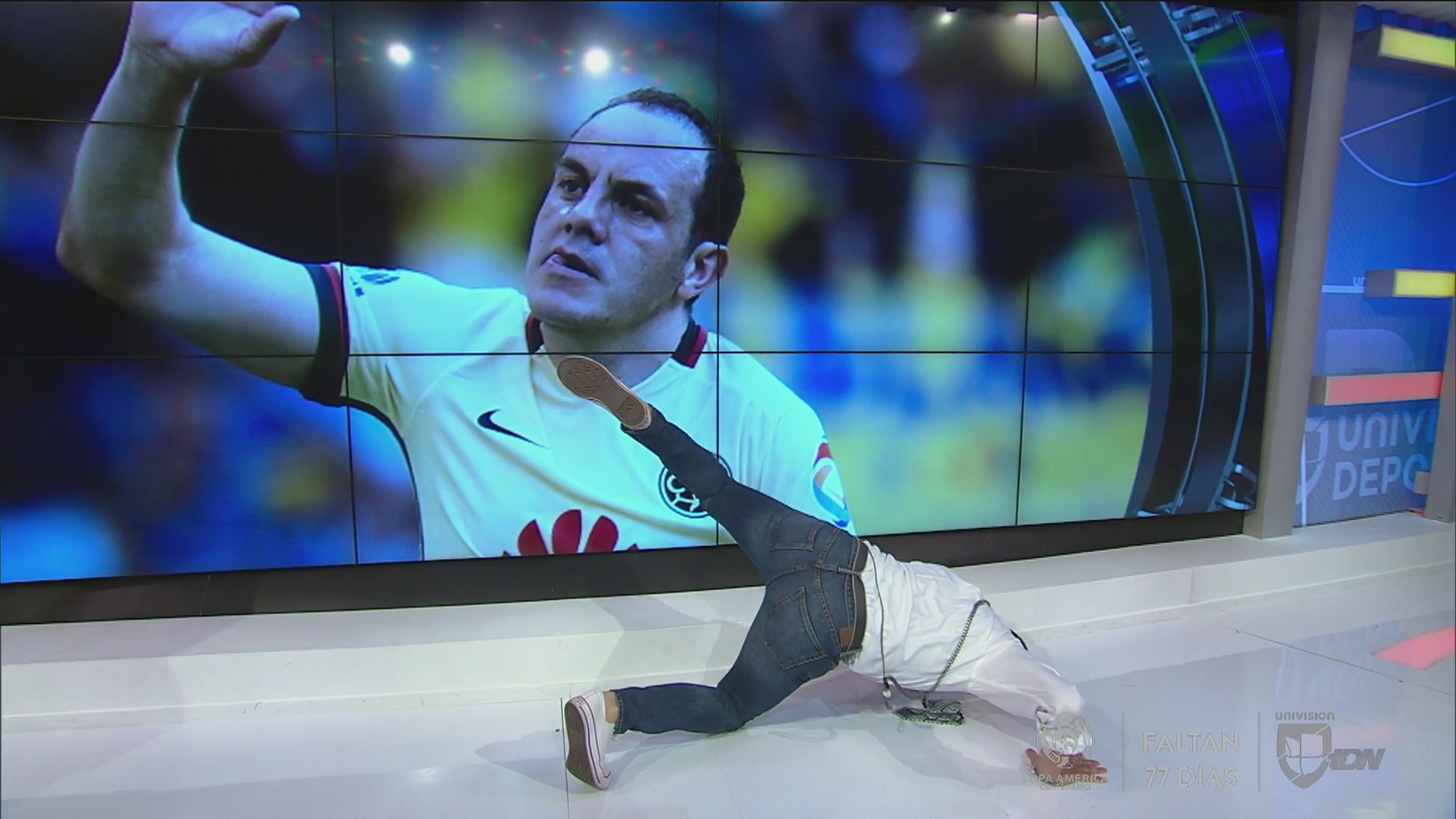 El castigo del UD Fantasy: Félix Fernández imitando festejos exóticos ...