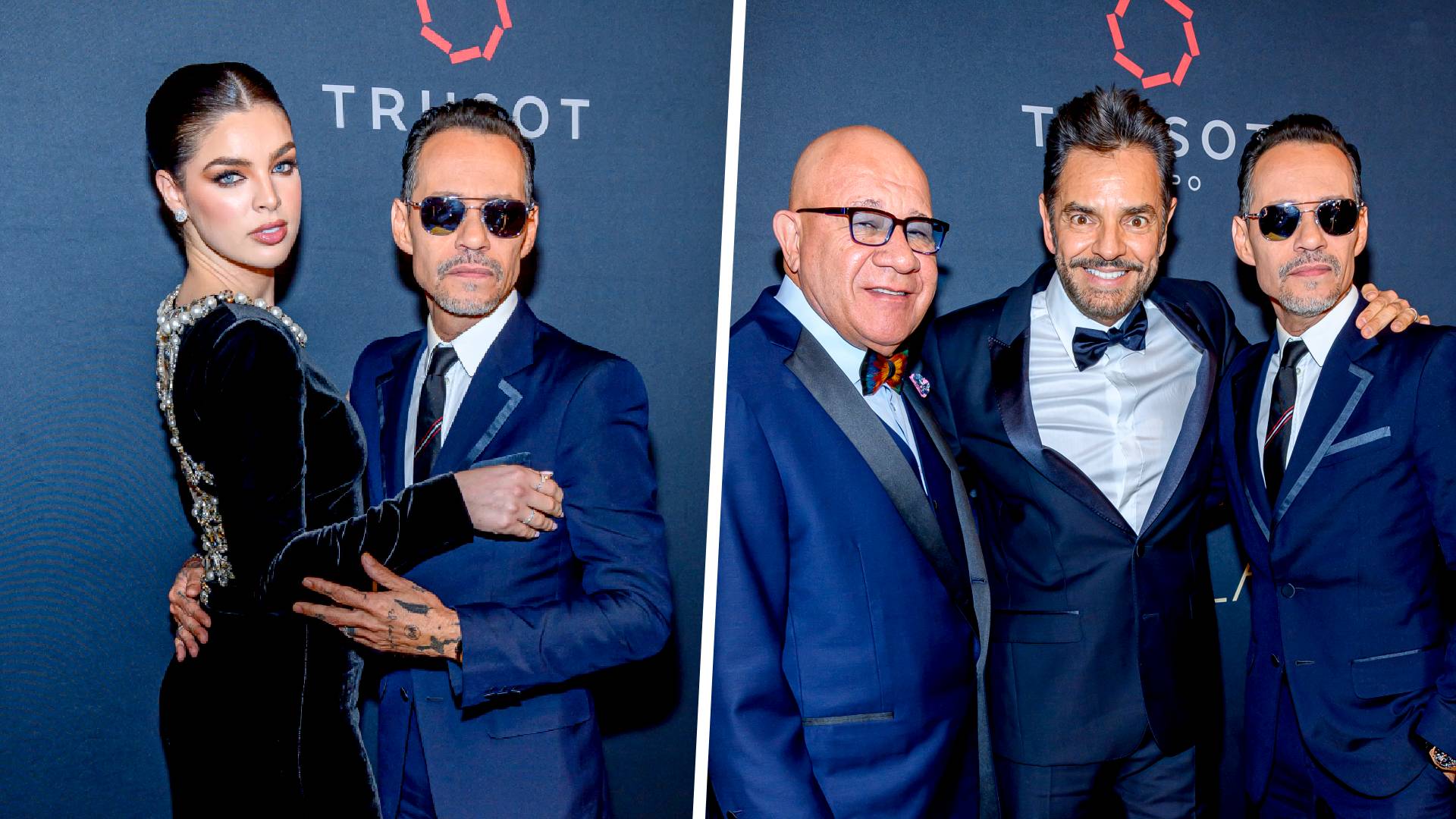 Eugenio Derbez emocionado por recibir un premio de manos de Marc ...