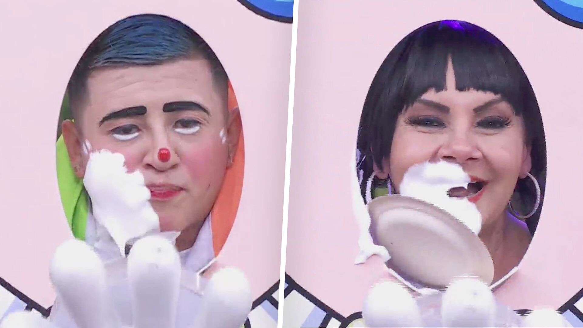 Duelo de chistes entre comediantes en 'pastelazo', ¿quiénes terminaron ...