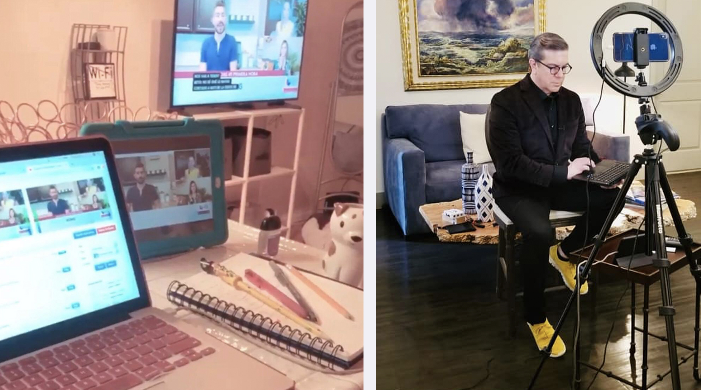 Así trabaja desde casa el equipo de noticias de Univision 45 Houston ...