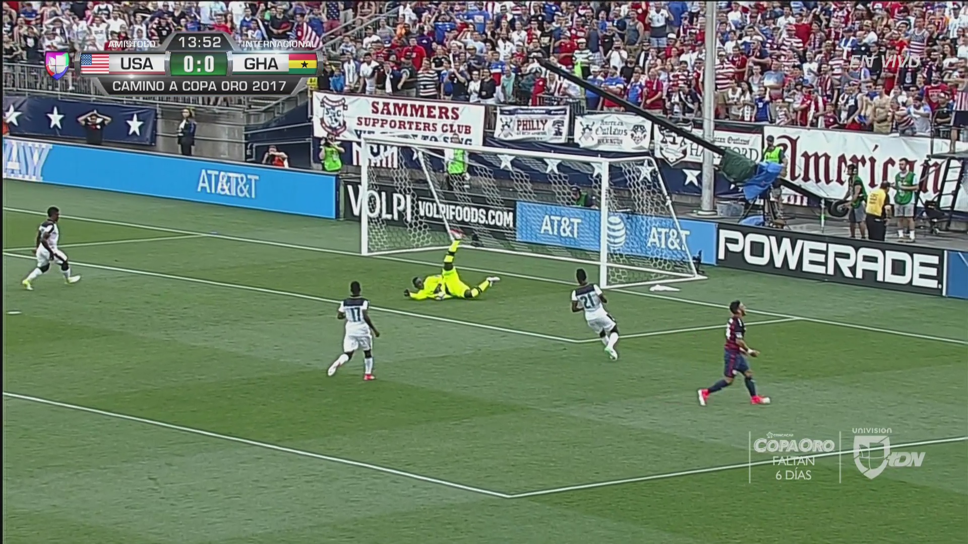 Dominic Dwyer acabó con un calcetinazo una gran jugada del Team USA ...
