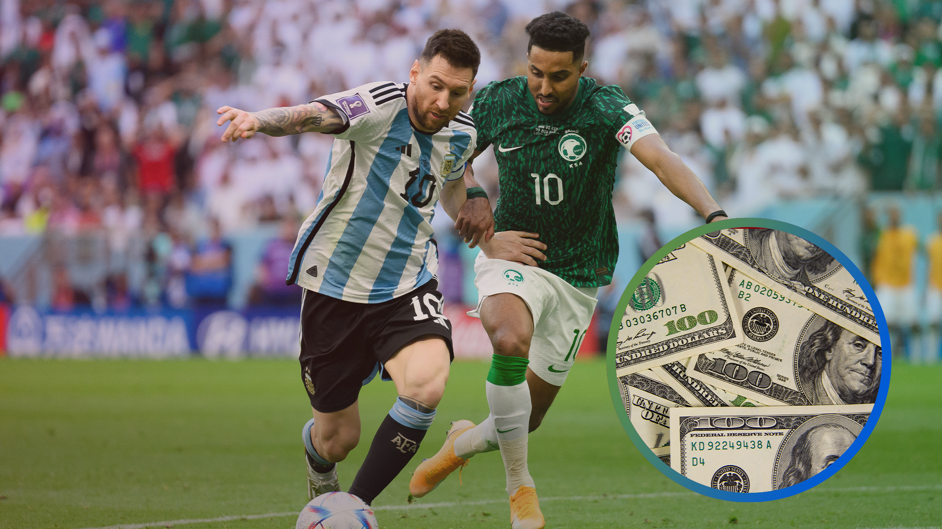 Apuesta 50 centavos a que Arabia Saudita vencería a Argentina en la ...