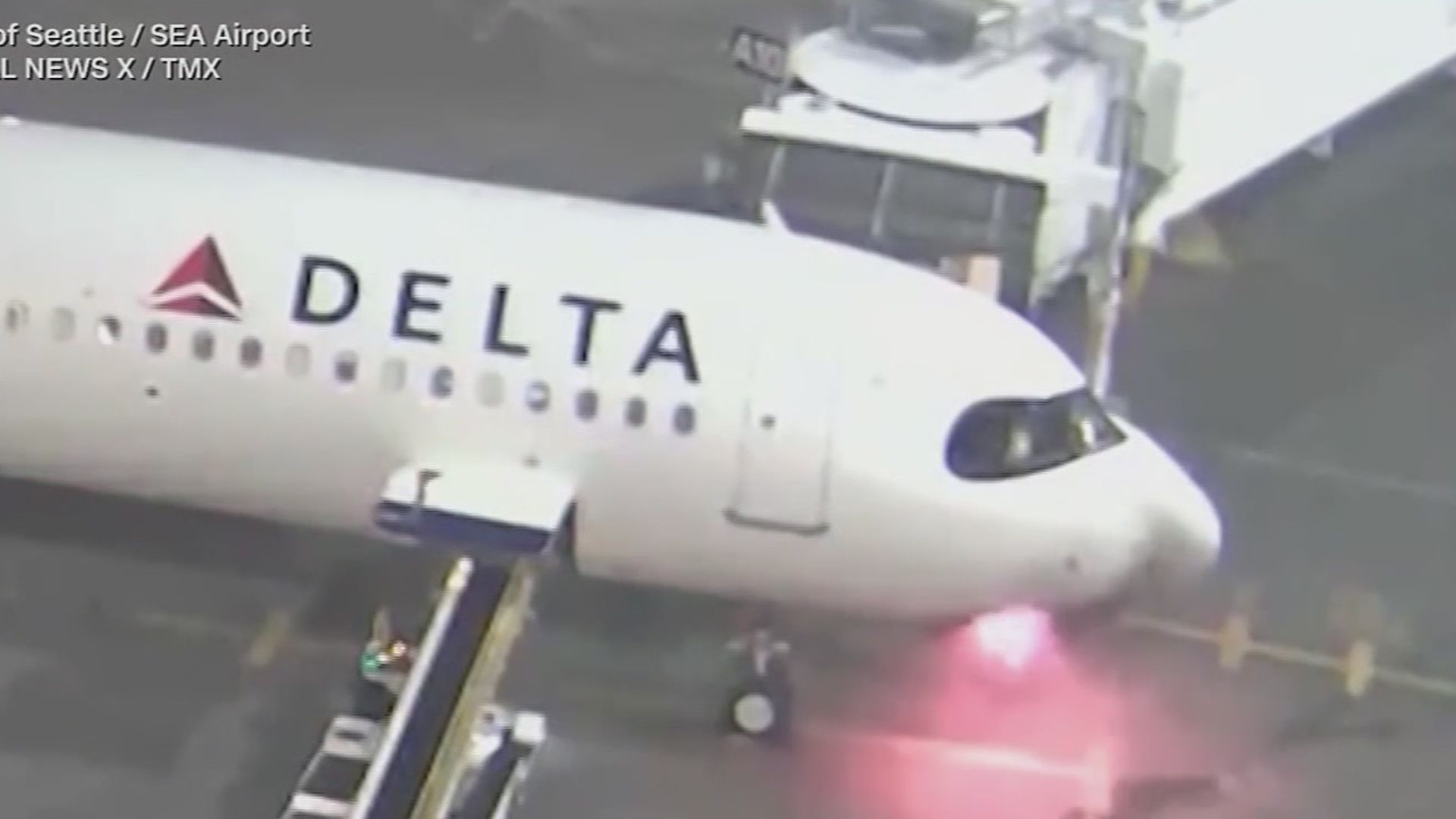 Incendio en avión de Delta que aterrizó en Seattle obliga la evacuación de emergencia de sus ...