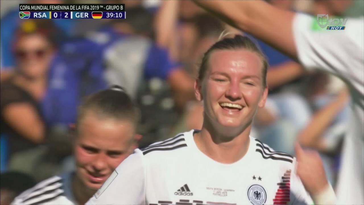 Gol Alexandra Popp (Sudáfrica 0-3 Alemania), Mundial Femenil Francia ...
