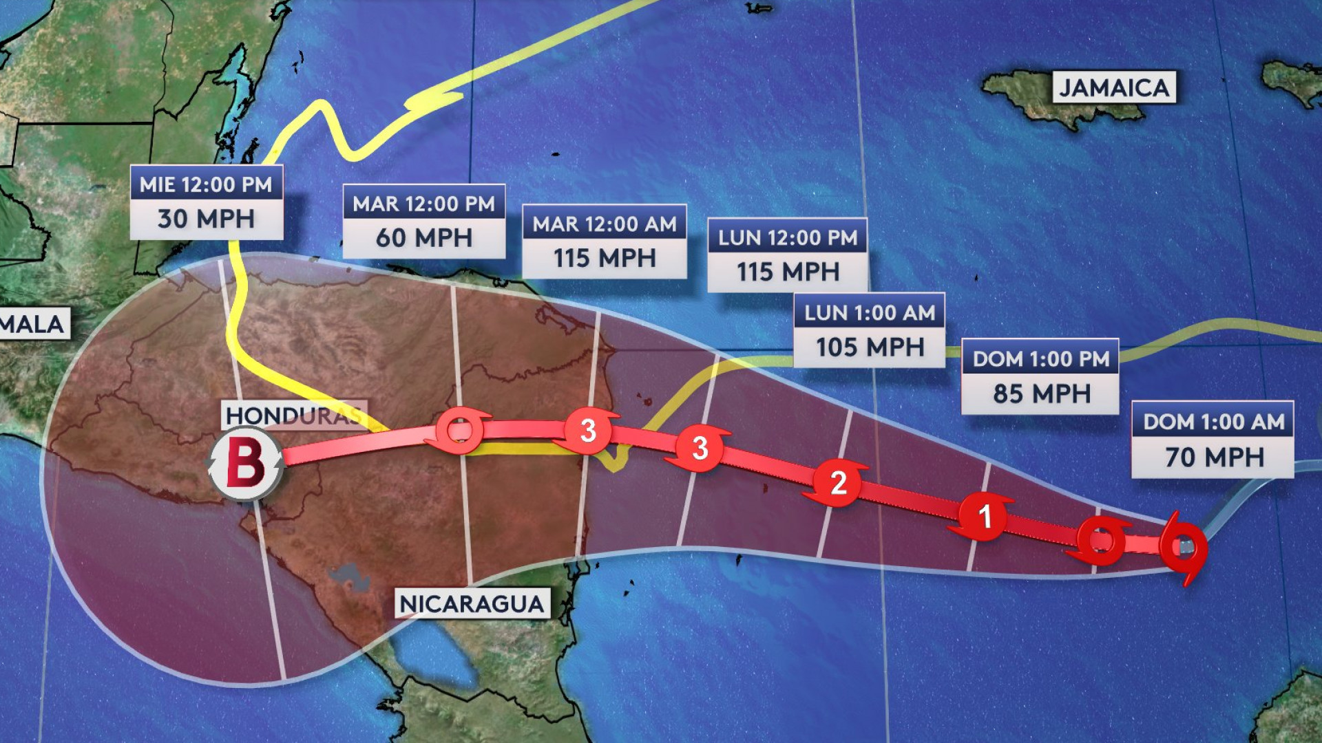 Iota avanza por el norte de Colombia como tormenta tropical y llegaría ...