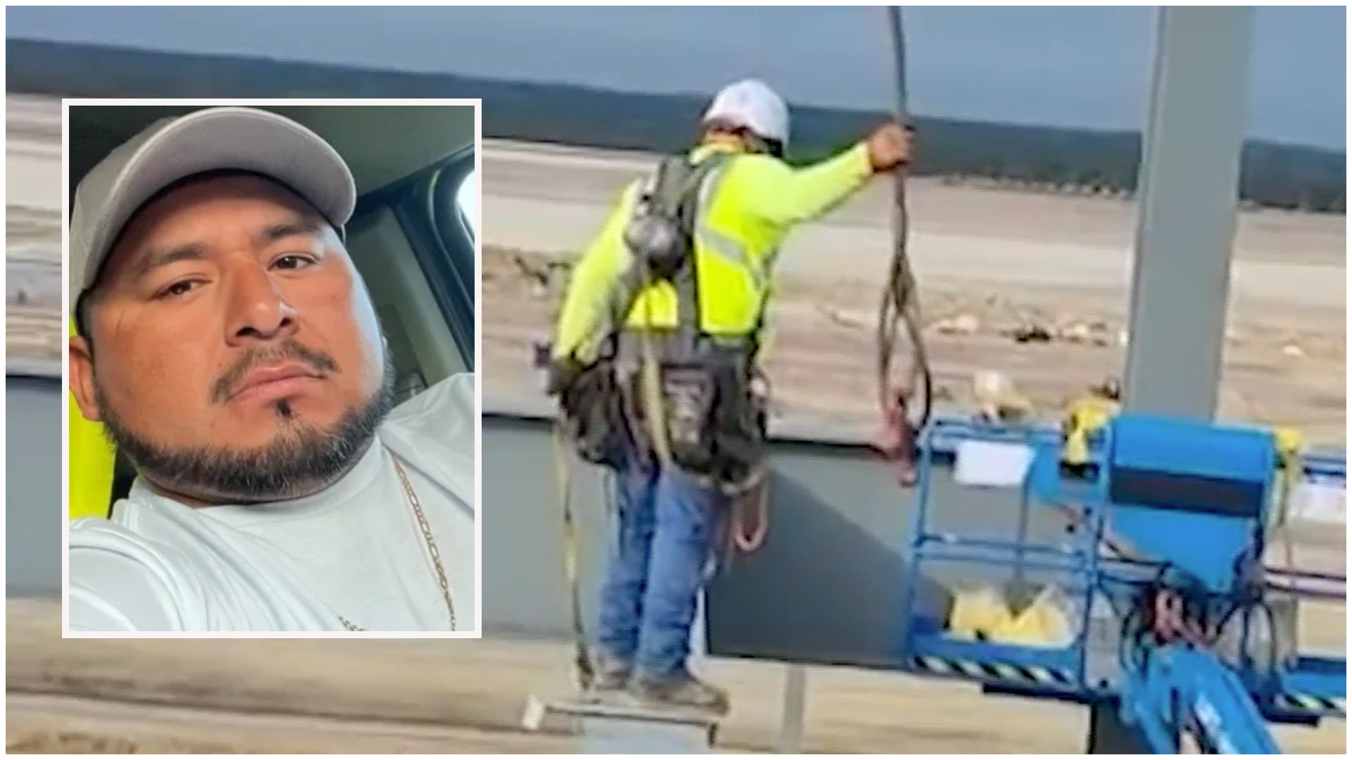 Victor Gamboa murió tras caer de 60 pies de altura en una planta en ...