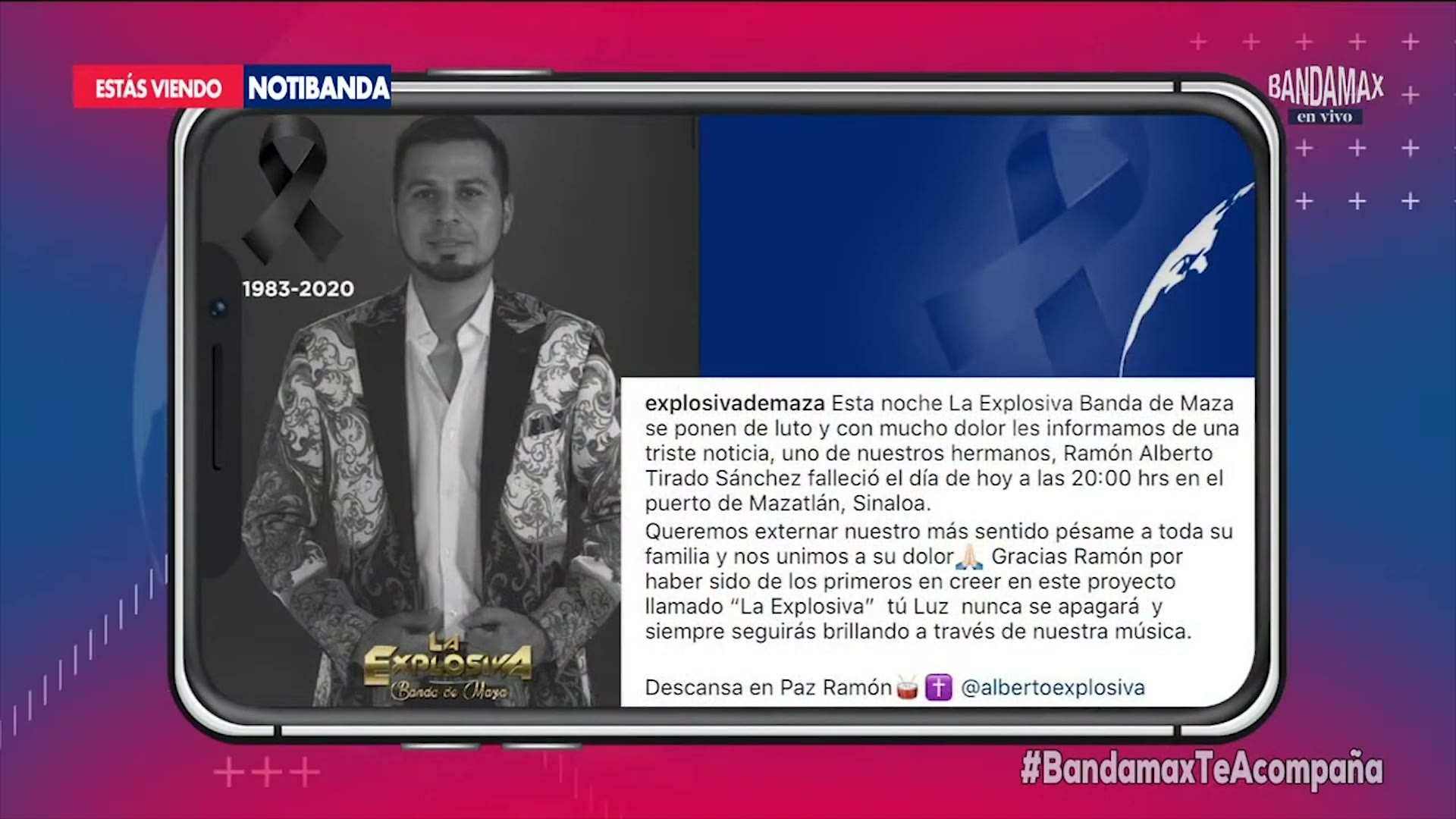 La Explosiva Banda de Maza anunció el fallecimiento de uno de sus miembros | Shows Notibanda ...