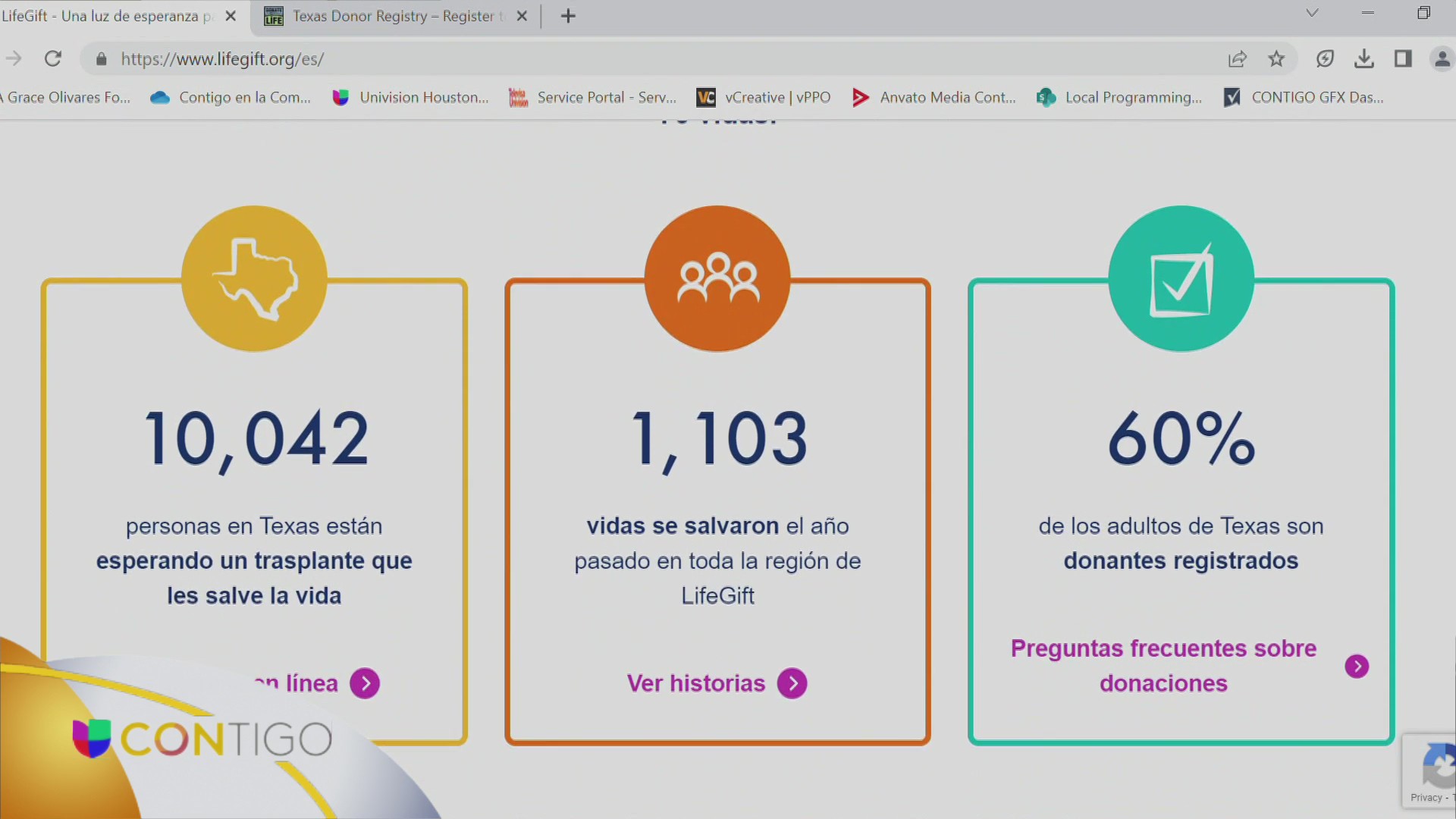 El Mes Nacional de Done Vida se celebra cada abril | Video | Univision ...
