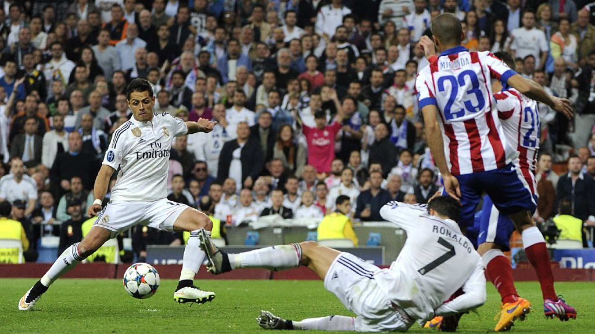 Chicharito y el inolvidable gol al Atlético con Real Madrid | Deportes ...