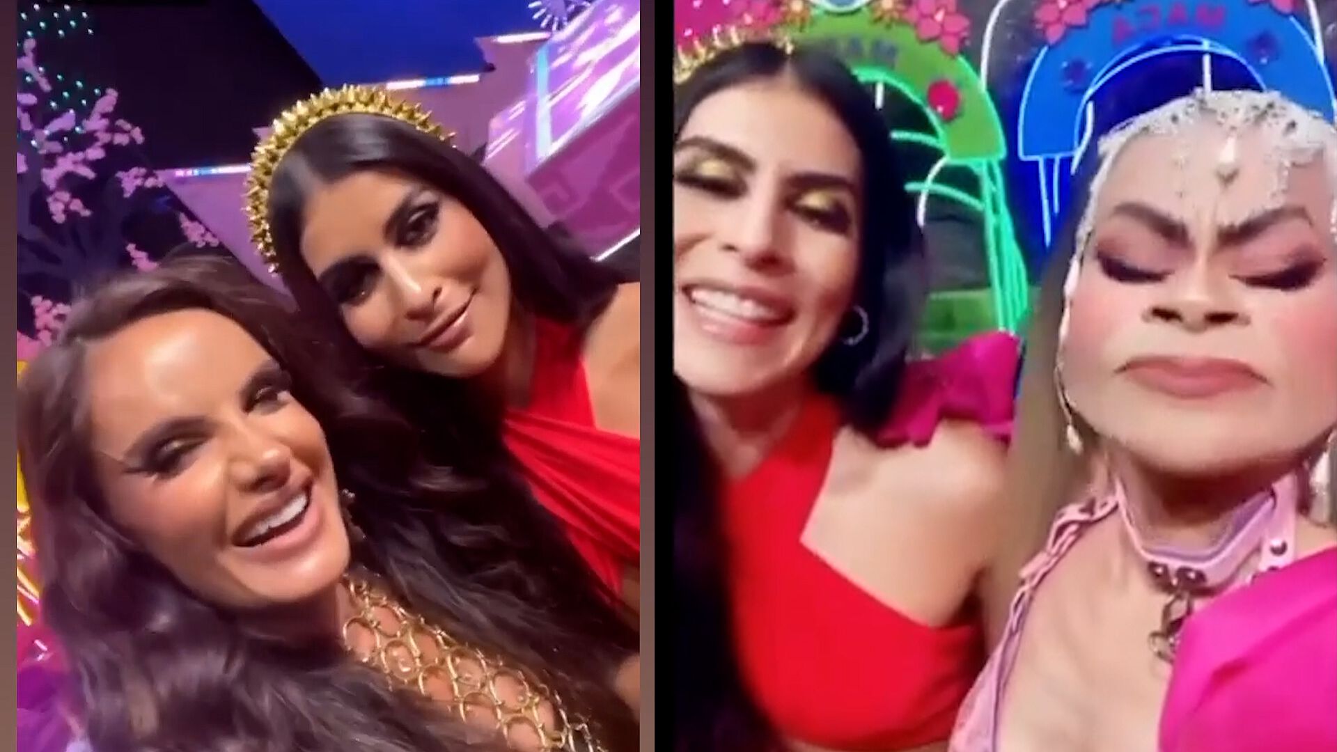 María León posa con las dragas más guapas de LMD | Shows Telehit Música | Telehit