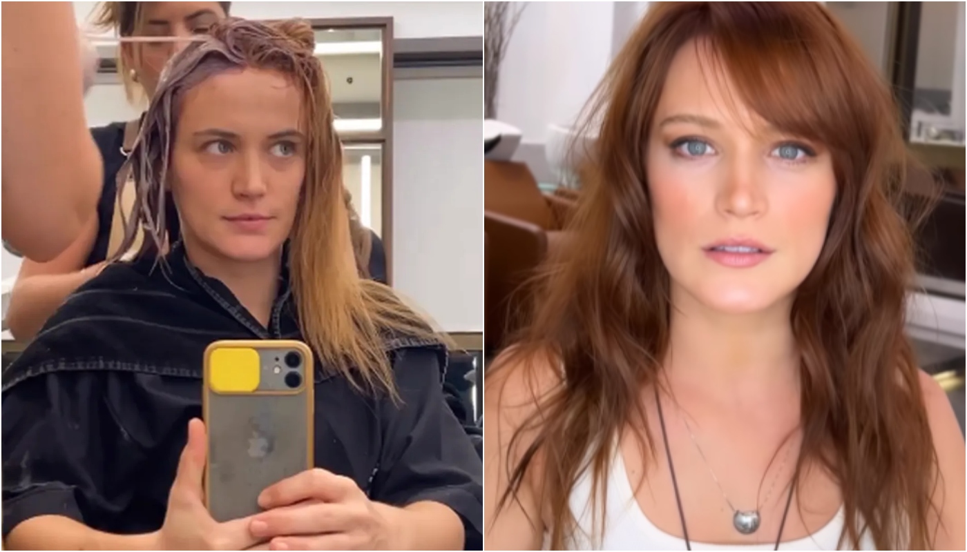 Bianca Bin muda visual e fica ruiva pela primeira vez: antes e depois ...
