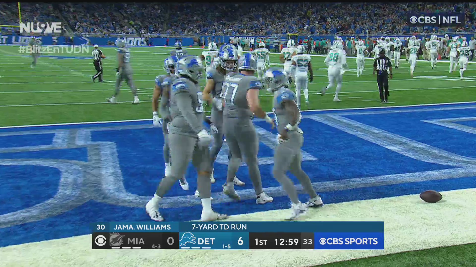 ¡Pega primero! Detroit se va al frente con el acarreo de Williams ...