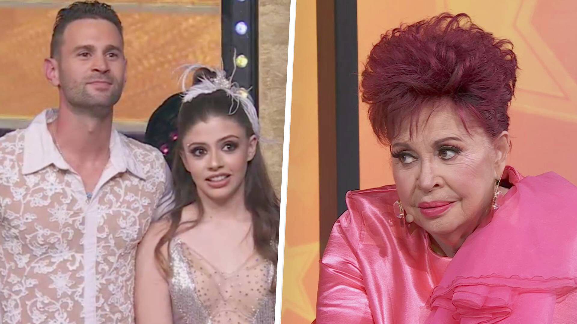 Daniela Parra y Rafael Nieves estuvieron insatisfechos con su cumbia y los jueces los vieron ...