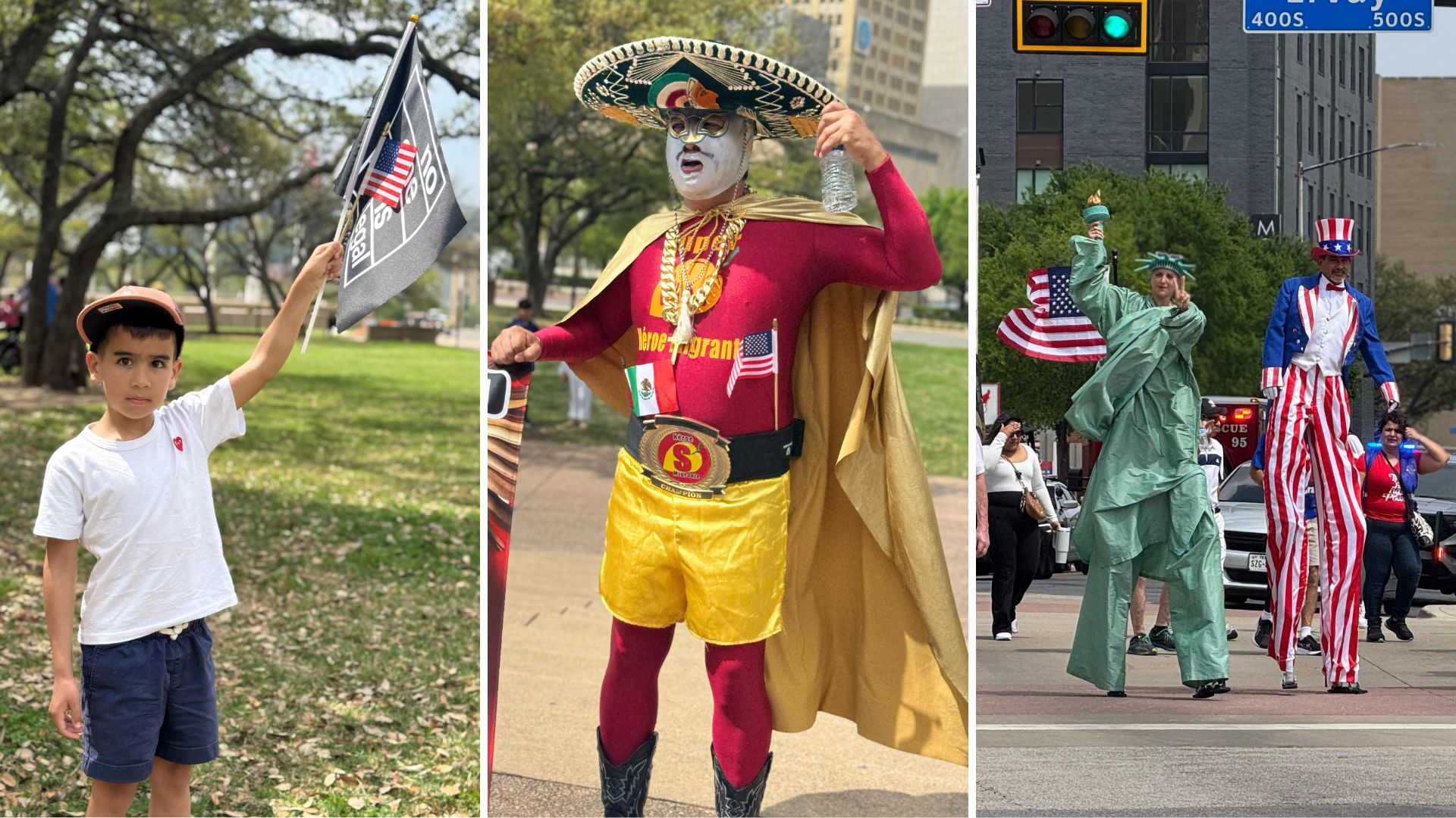 Mega Marcha en Dallas: manifestantes exigen reforma migratoria con ...