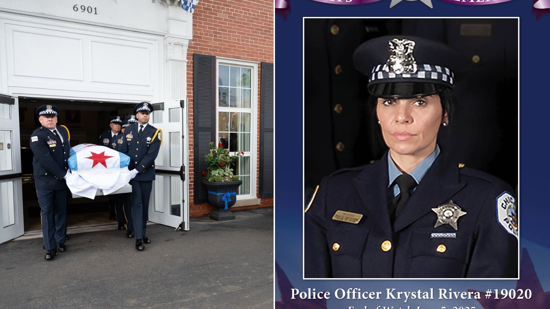 Último adiós a Krystal Rivera, la oficial de sangre boricua tiroteada en operativo de la policía ...