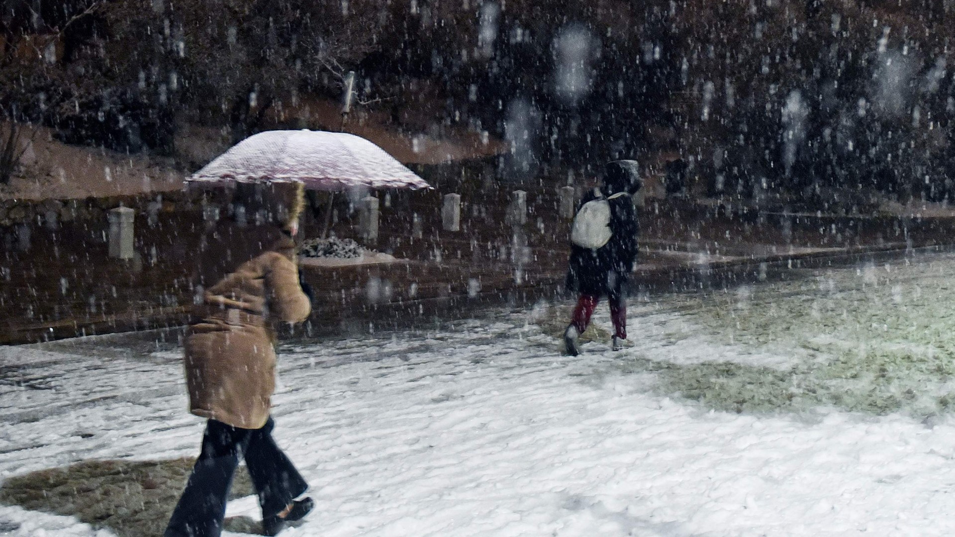 Después de 7 años, vuelve a nevar en Houston | Video | Univision 45 ...