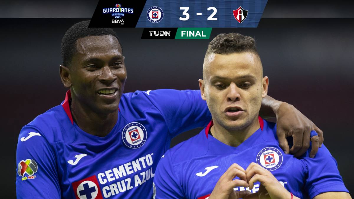 Resumen | Cruz Azul supera 3-2 al Atlas y llegan a diez victorias al ...
