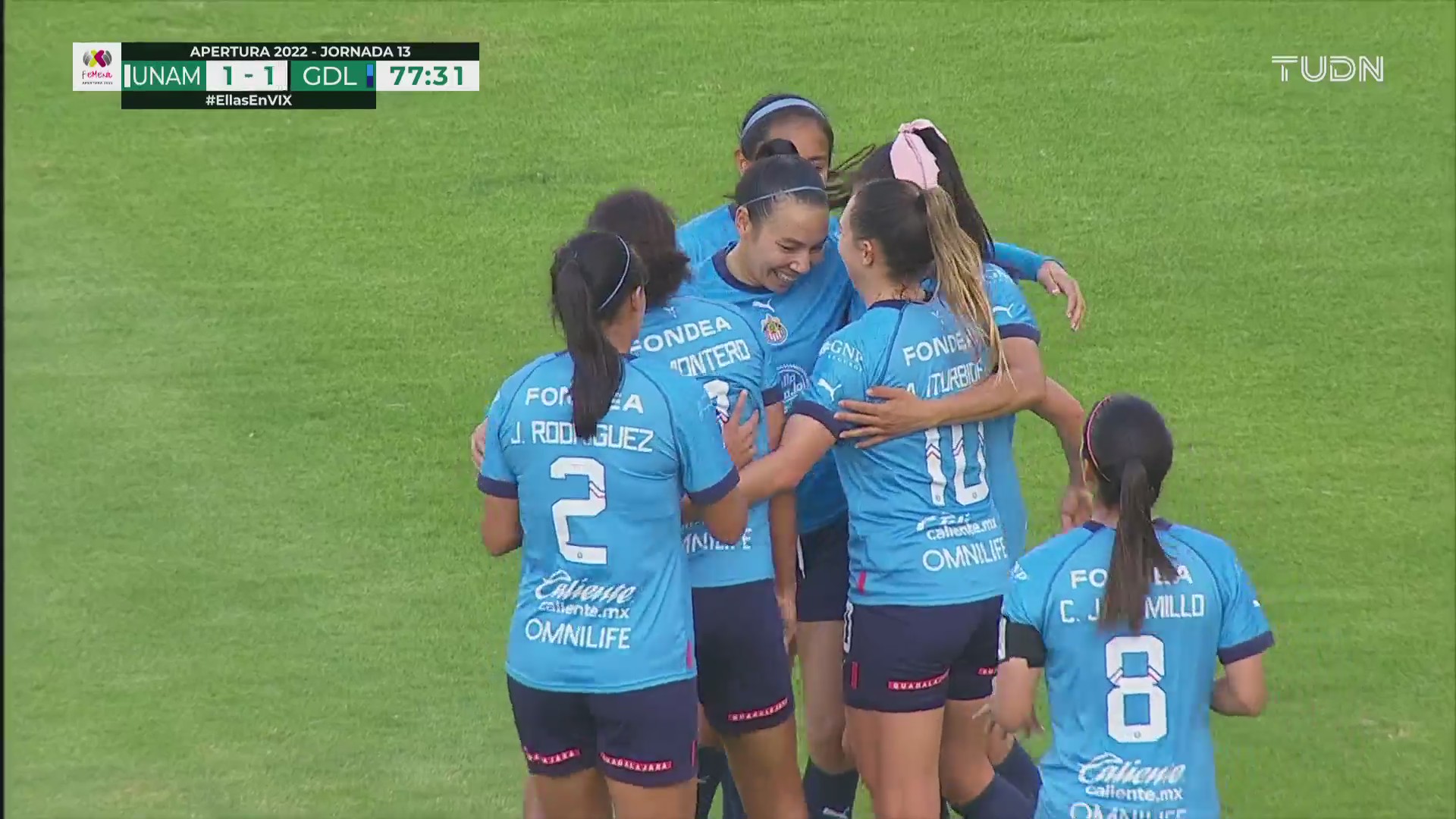 ¡Feo error de Pumas! Gabriela Valenzuela define exquisito para el 1-2 | TUDN Liga MX Femenil | TUDN