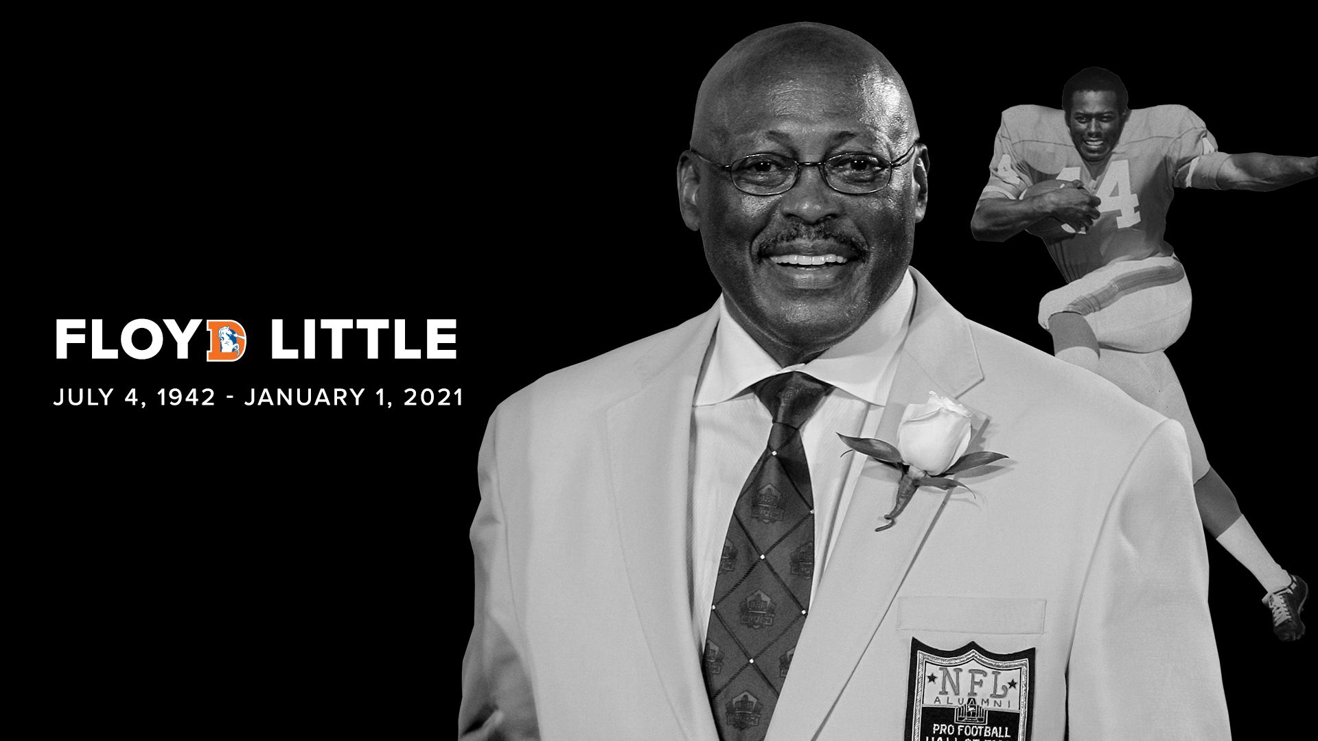 Fallece Floyd Little, leyenda de los Broncos y miembro del Salón de la ...
